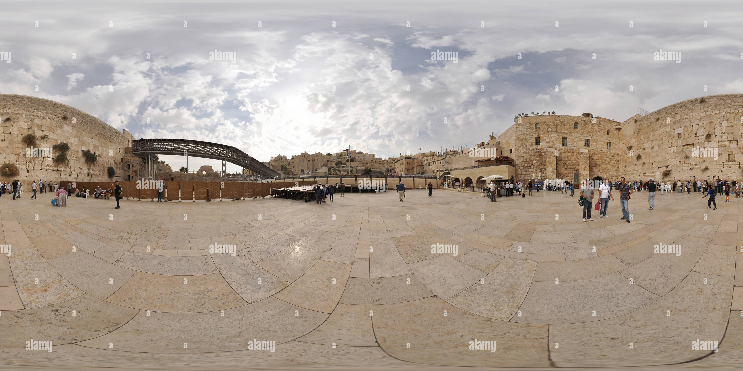 360° view of Jerusalem, Western Wall - Alamy