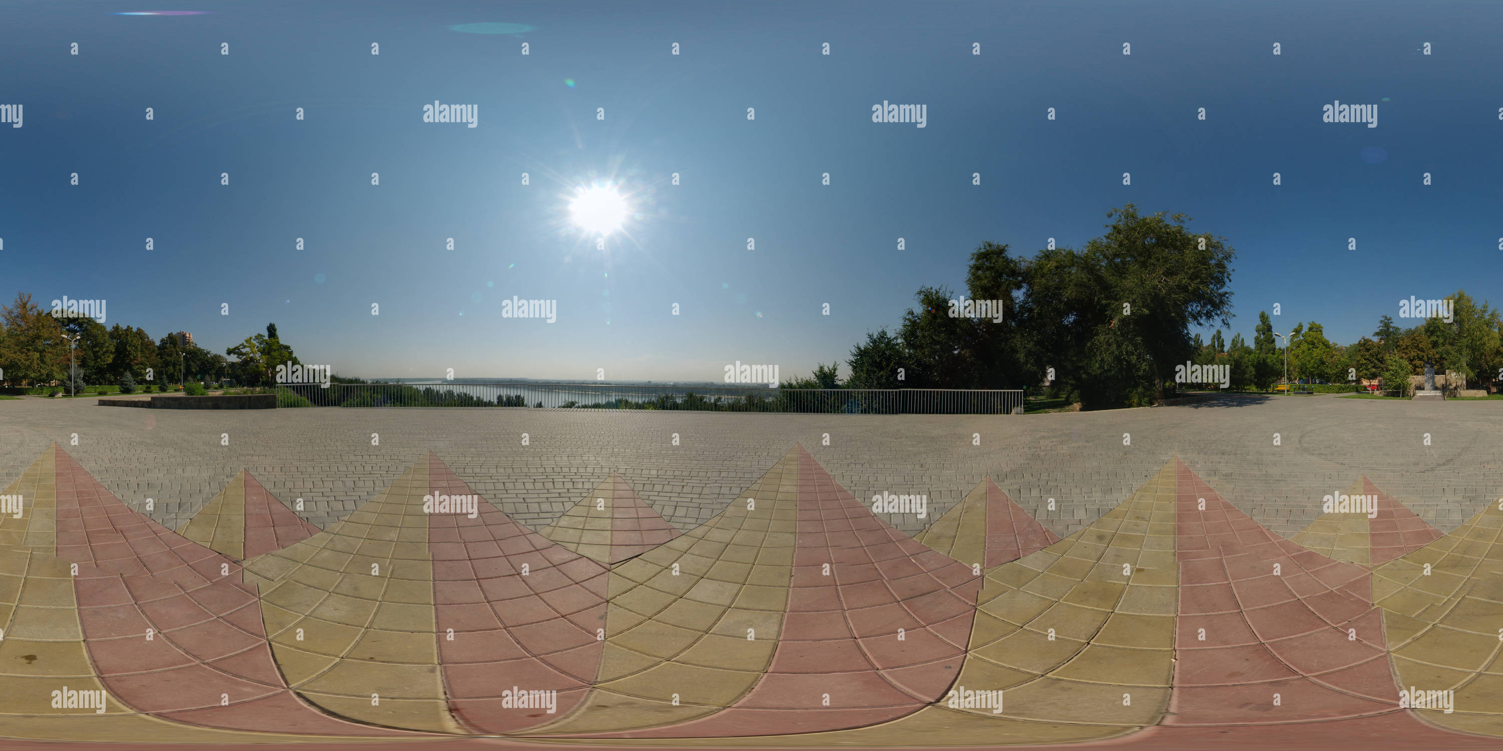 360° view of Lookout over the Don river, Rostov-on-Don, Russia - Alamy