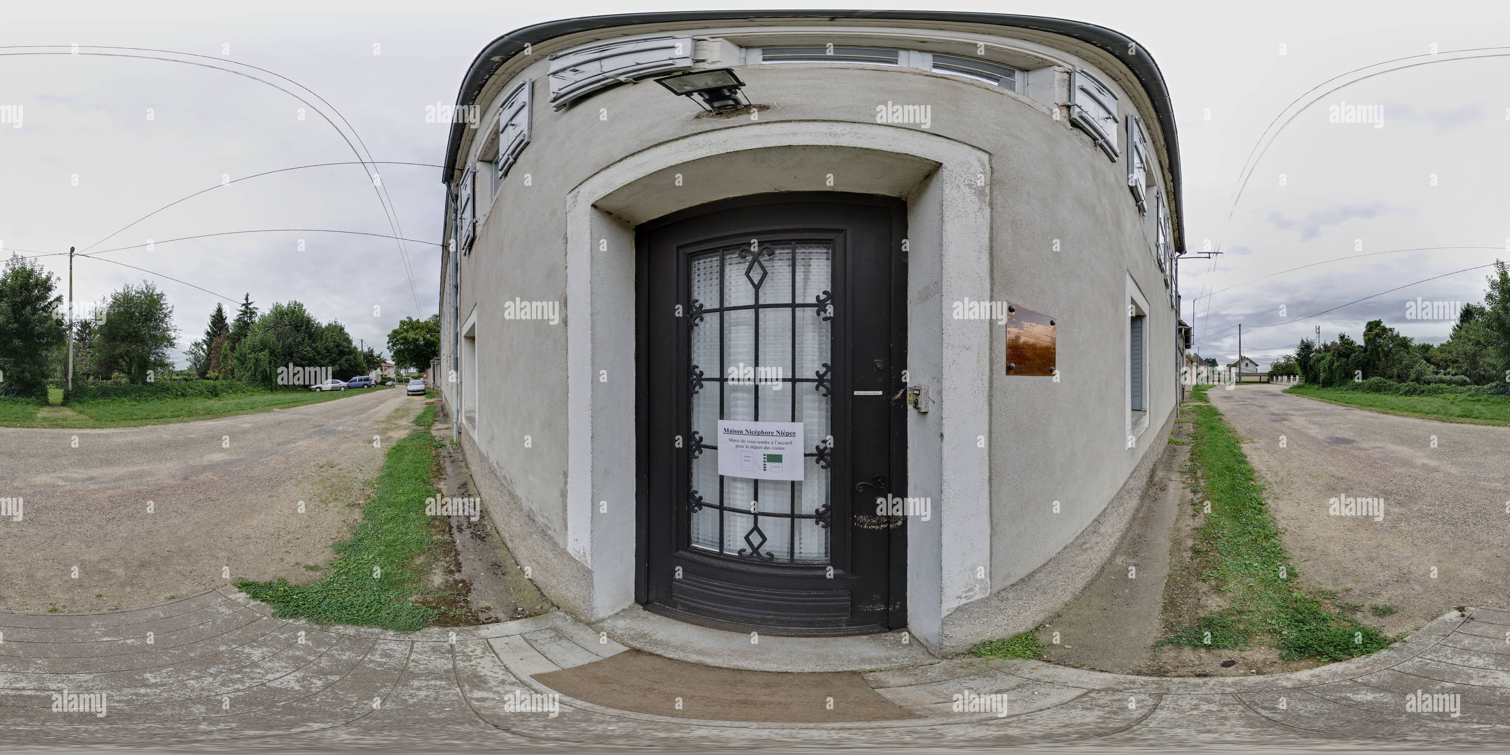 360° view of House of the first photography - Alamy