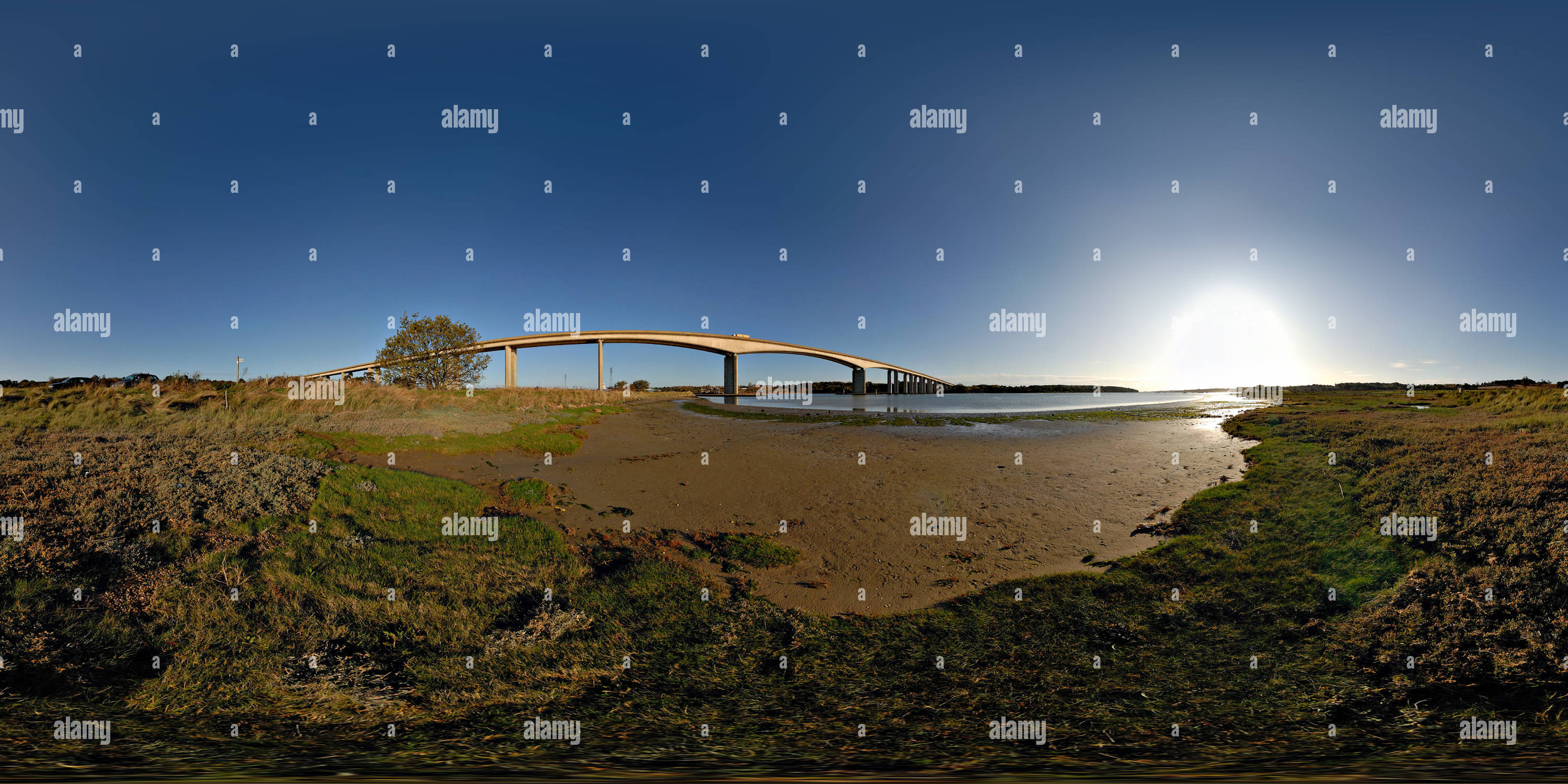 360° view of View from the River Orwell Shoreline - Alamy