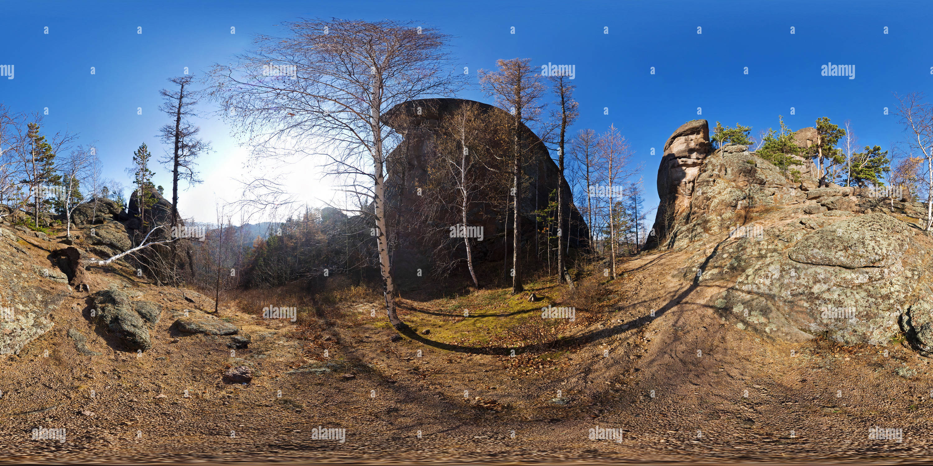 360° view of Skala Zhaba / Toad Rock - Alamy