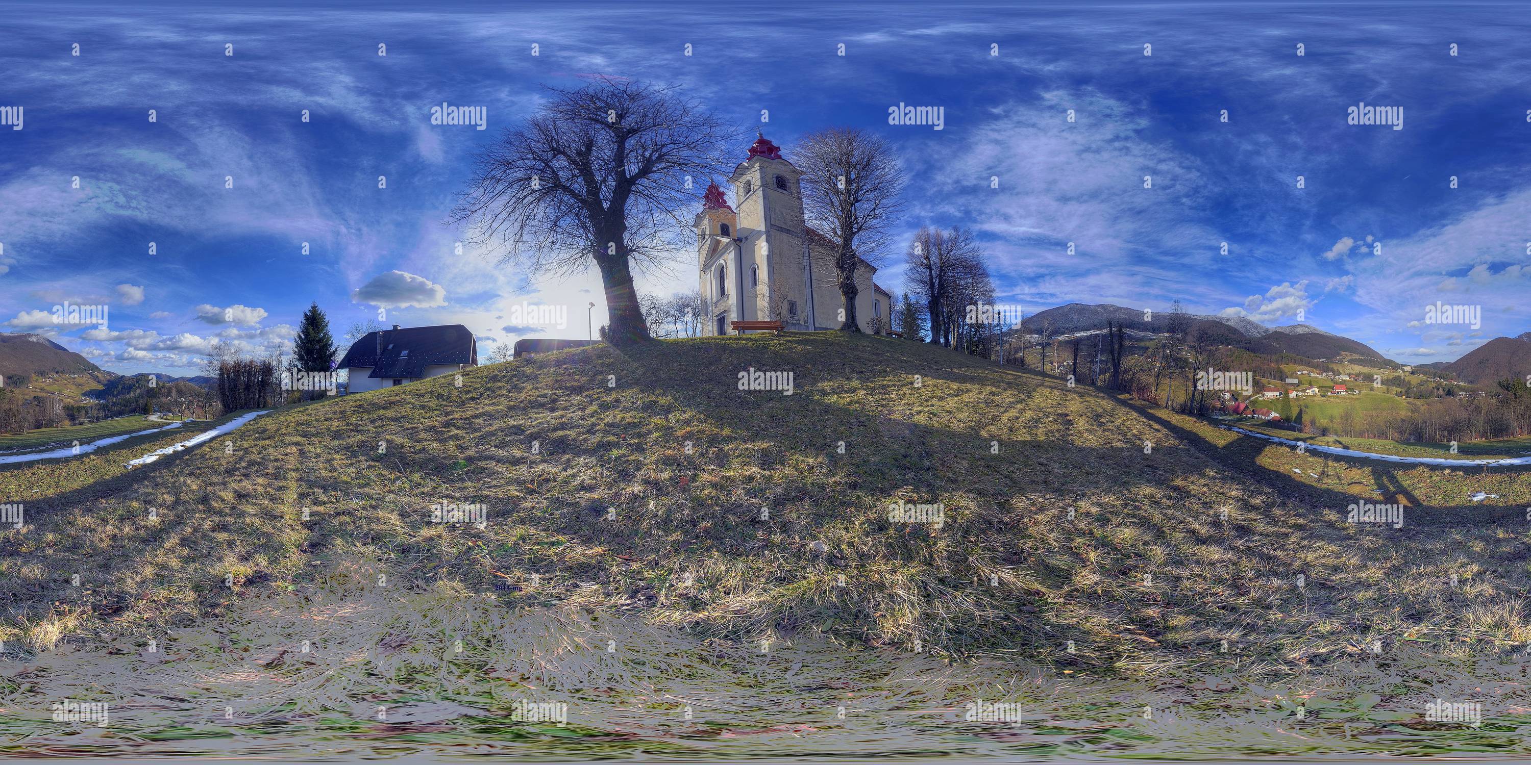 360° view of Frankolovo - Cerkev Svete Trojice na Gojki - 1 - Alamy