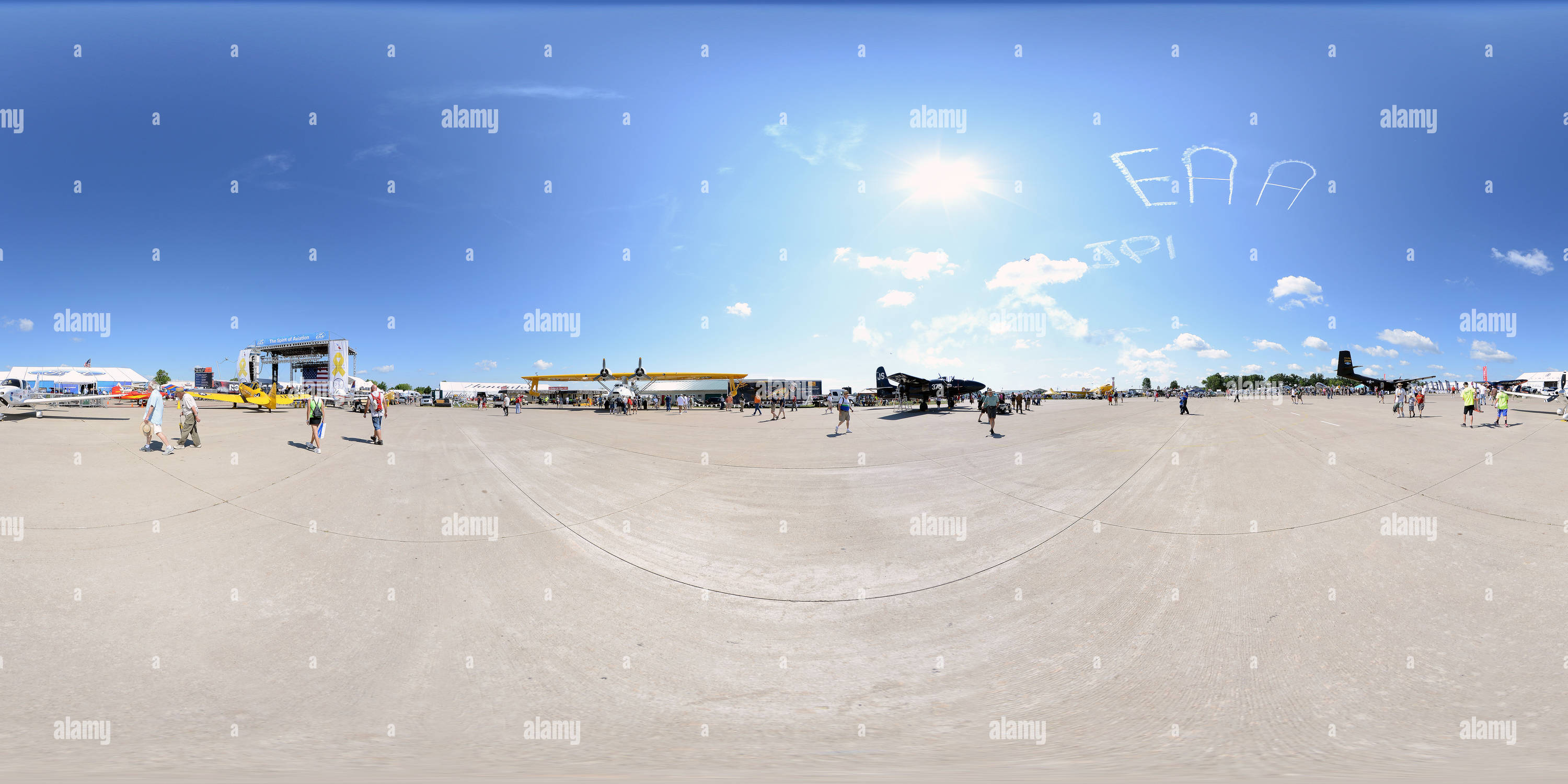 Eaa airventure oshkosh wisconsin airplane airshow hi-res stock ...