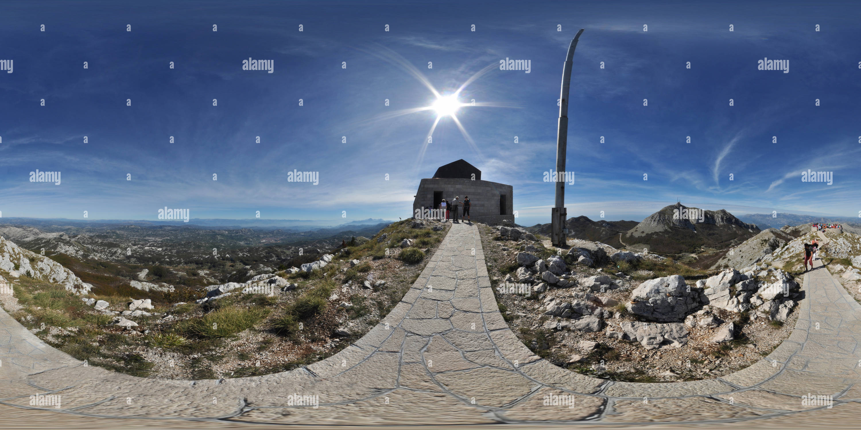 360° view of Lovcen - Mausoleum Of Njegos - October 2013 - Alamy