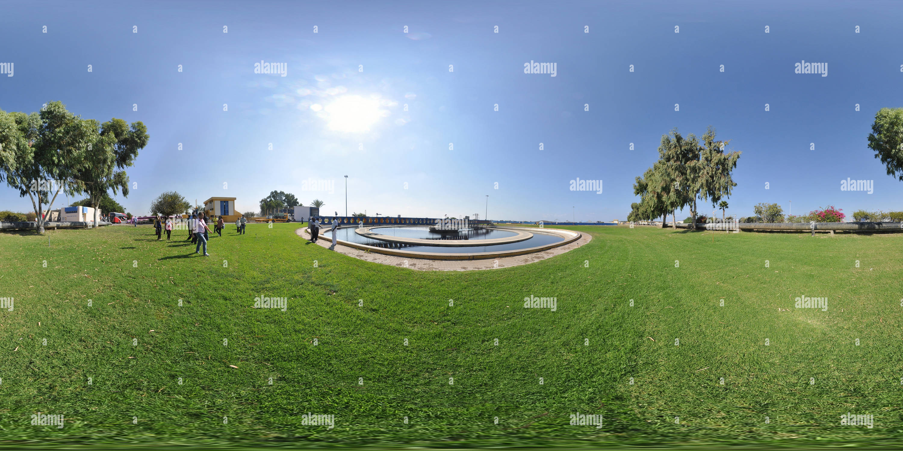 360° view of Shafdan Wastewater Treatment Plant - Alamy