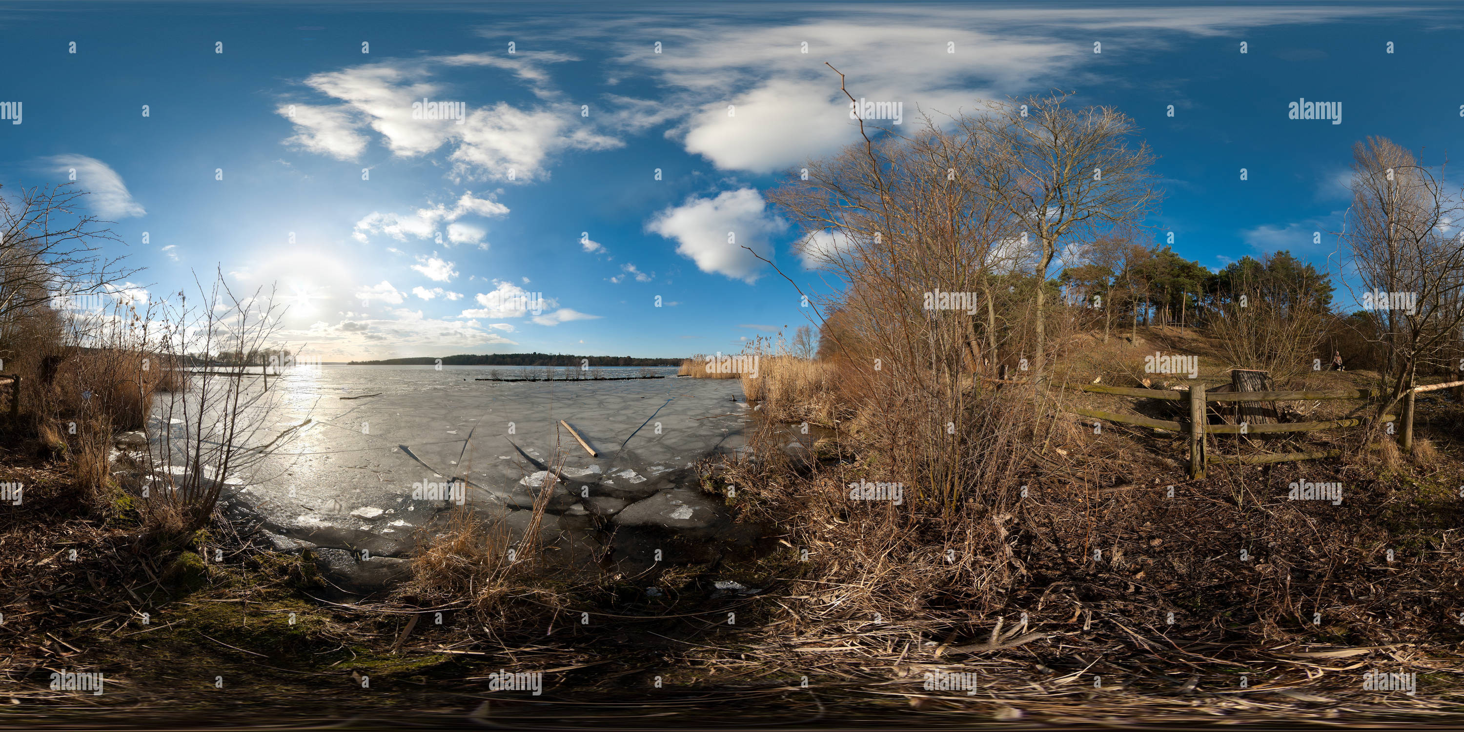 360° view of Lieper Bucht Havel Berlin - Alamy