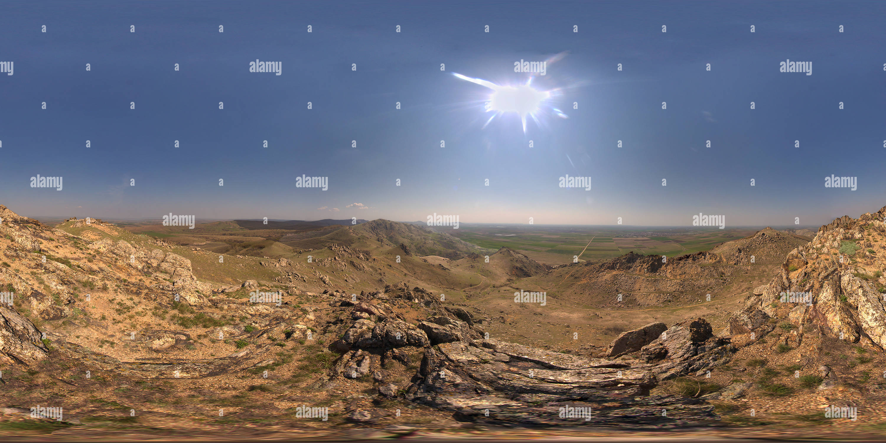 360° view of Mangy Rock peak - Alamy