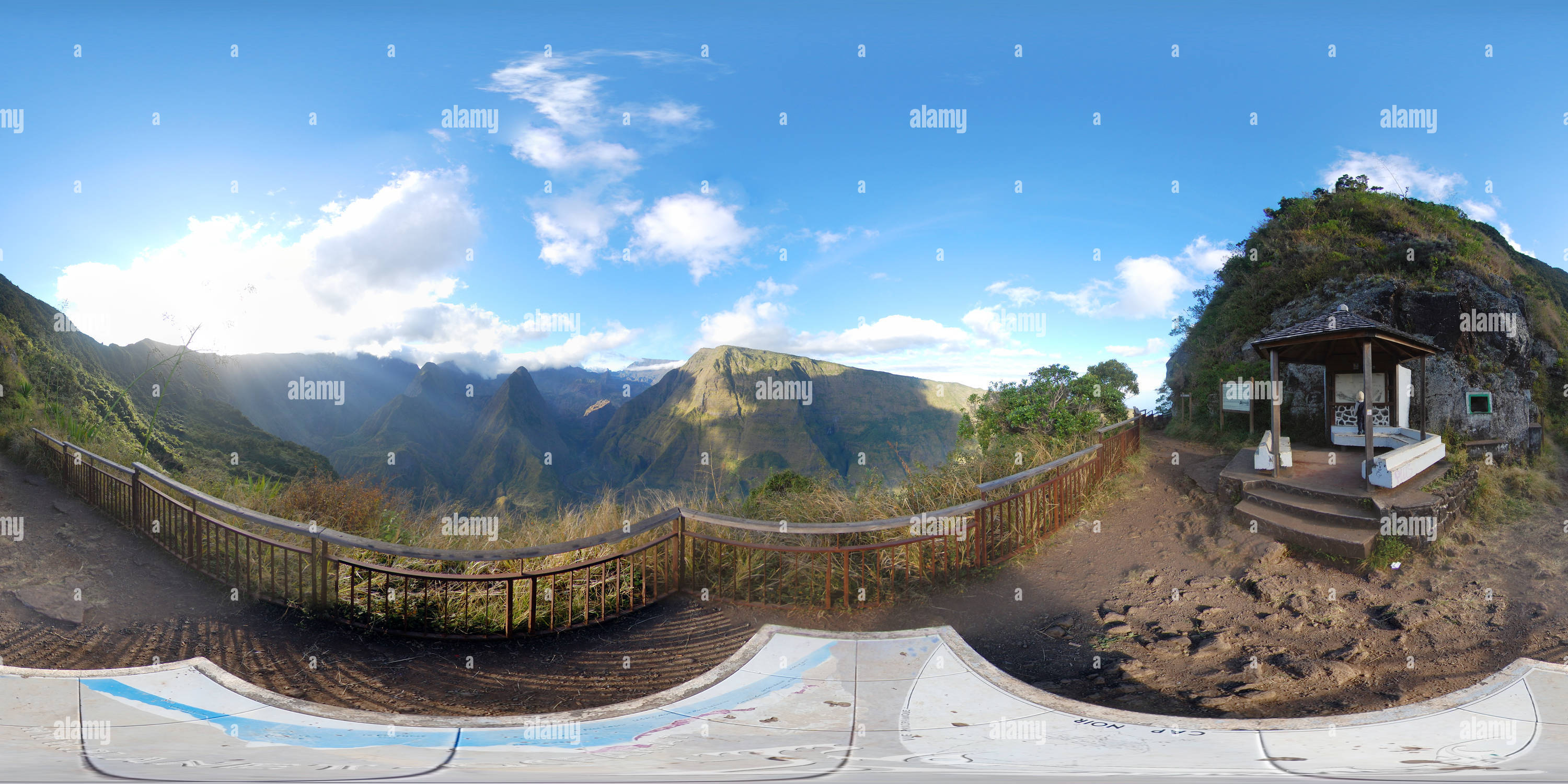 360° view of Cap Noir - Reunion - France - Alamy