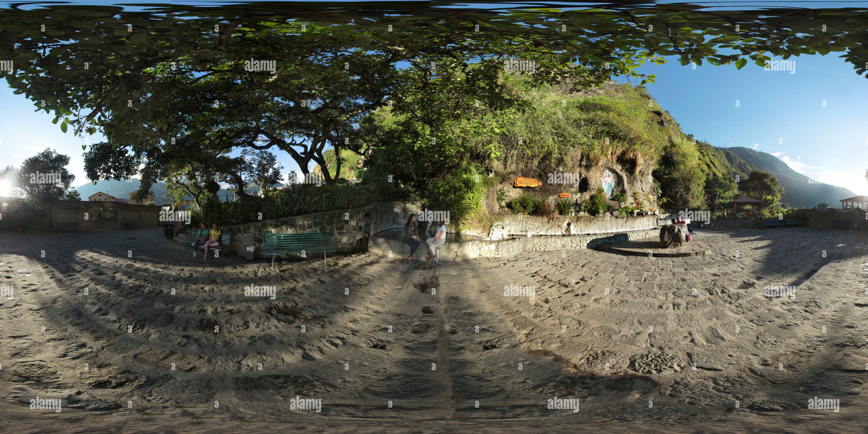 360° view of Fountain of Life - Alamy