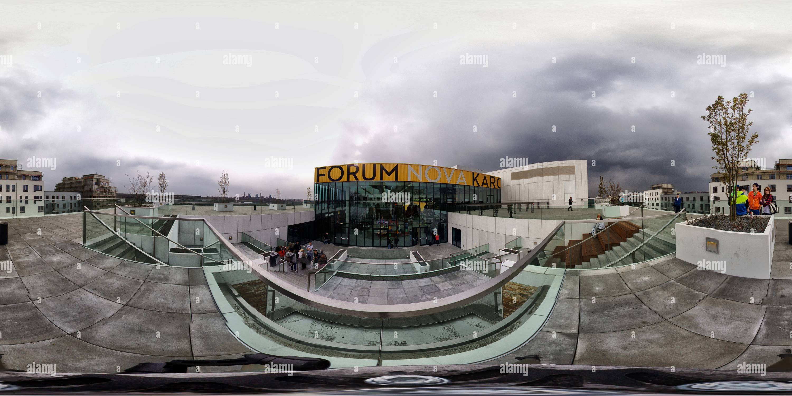 360° view of Forum Nová Karolina Ostrava - Alamy