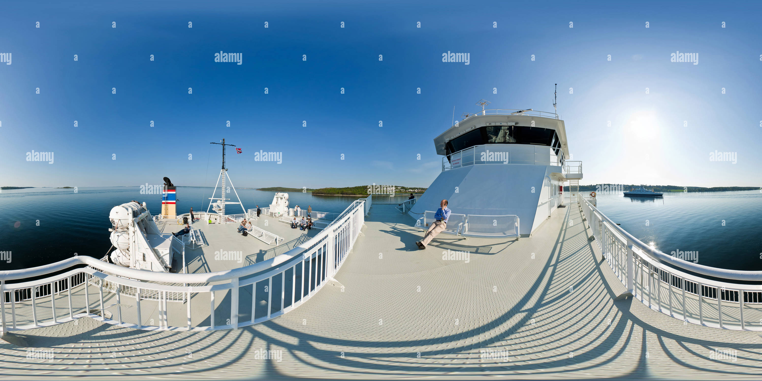 360° view of Ferry boat Horten - Moss - Alamy