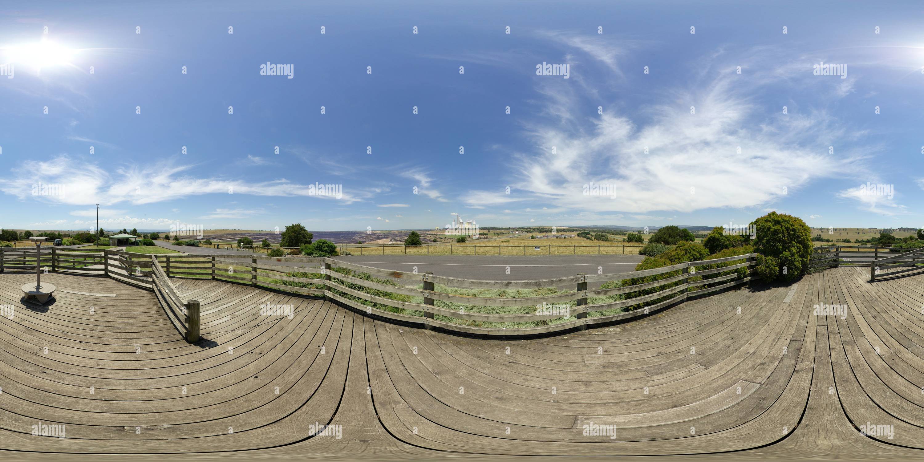 360° view of Loy Yang Miners Lookout - Alamy