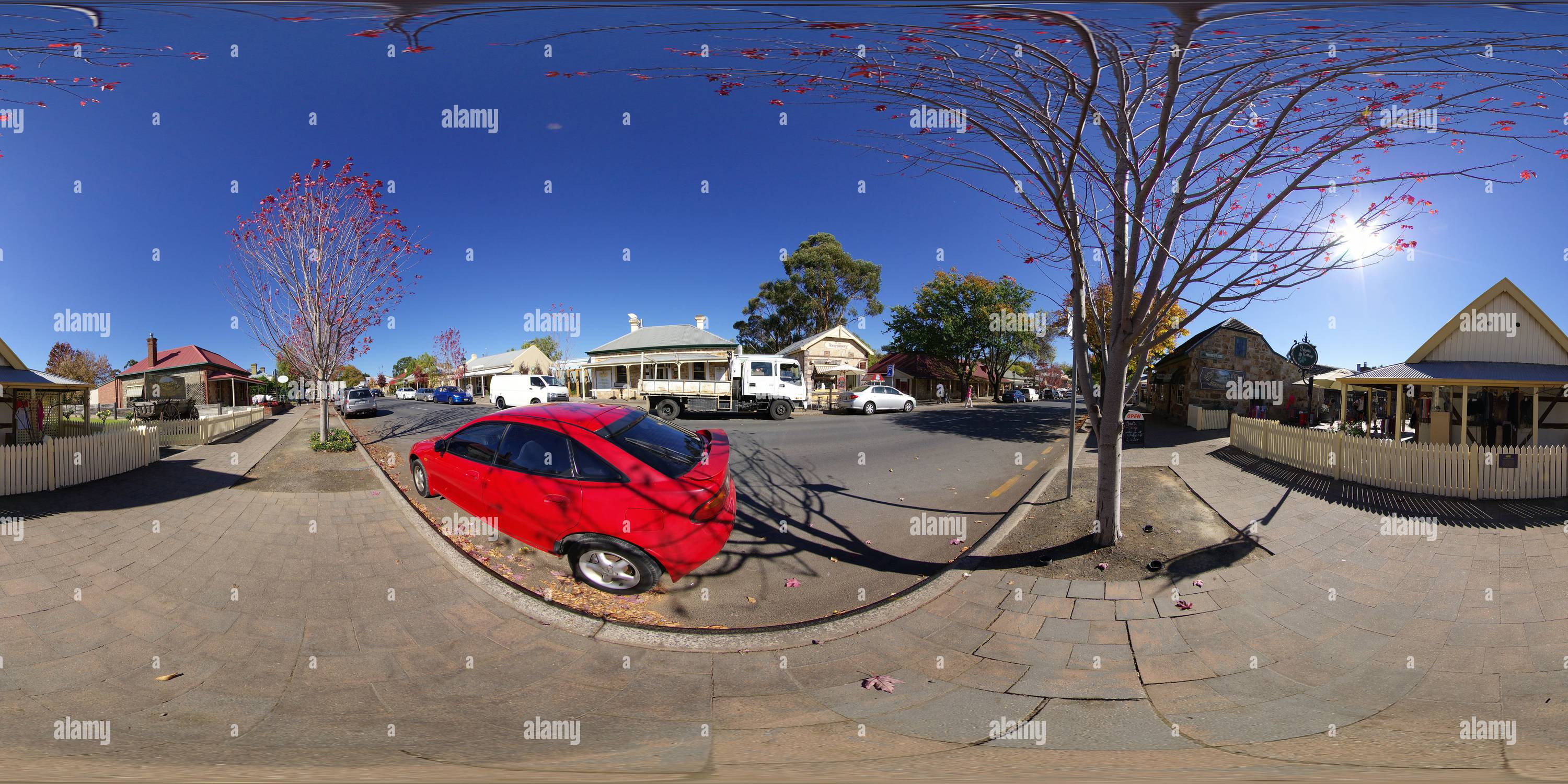 360° view of Hahndorf Main Street - Alamy