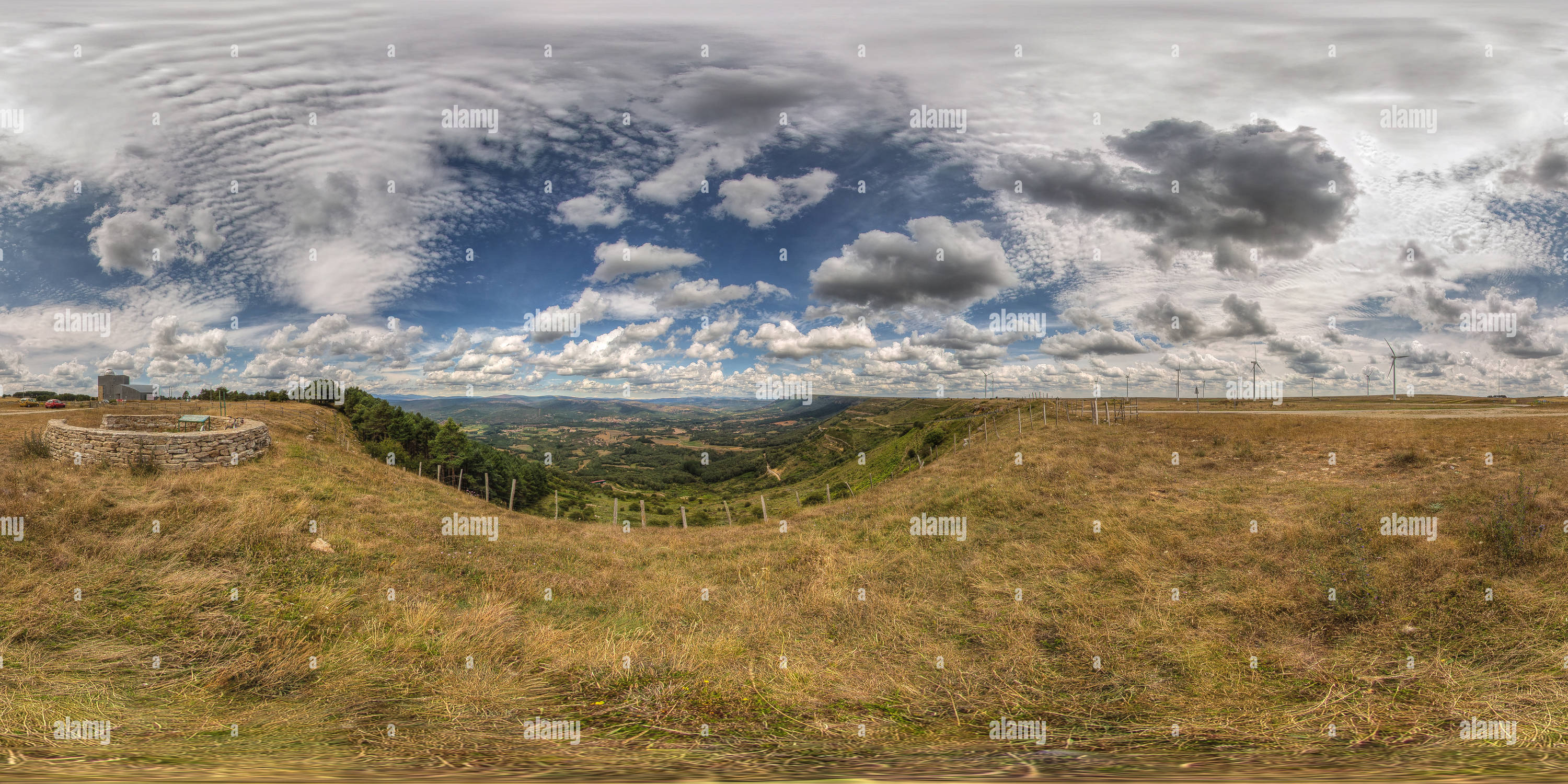 360° view of Paramo De La Lora - Alamy