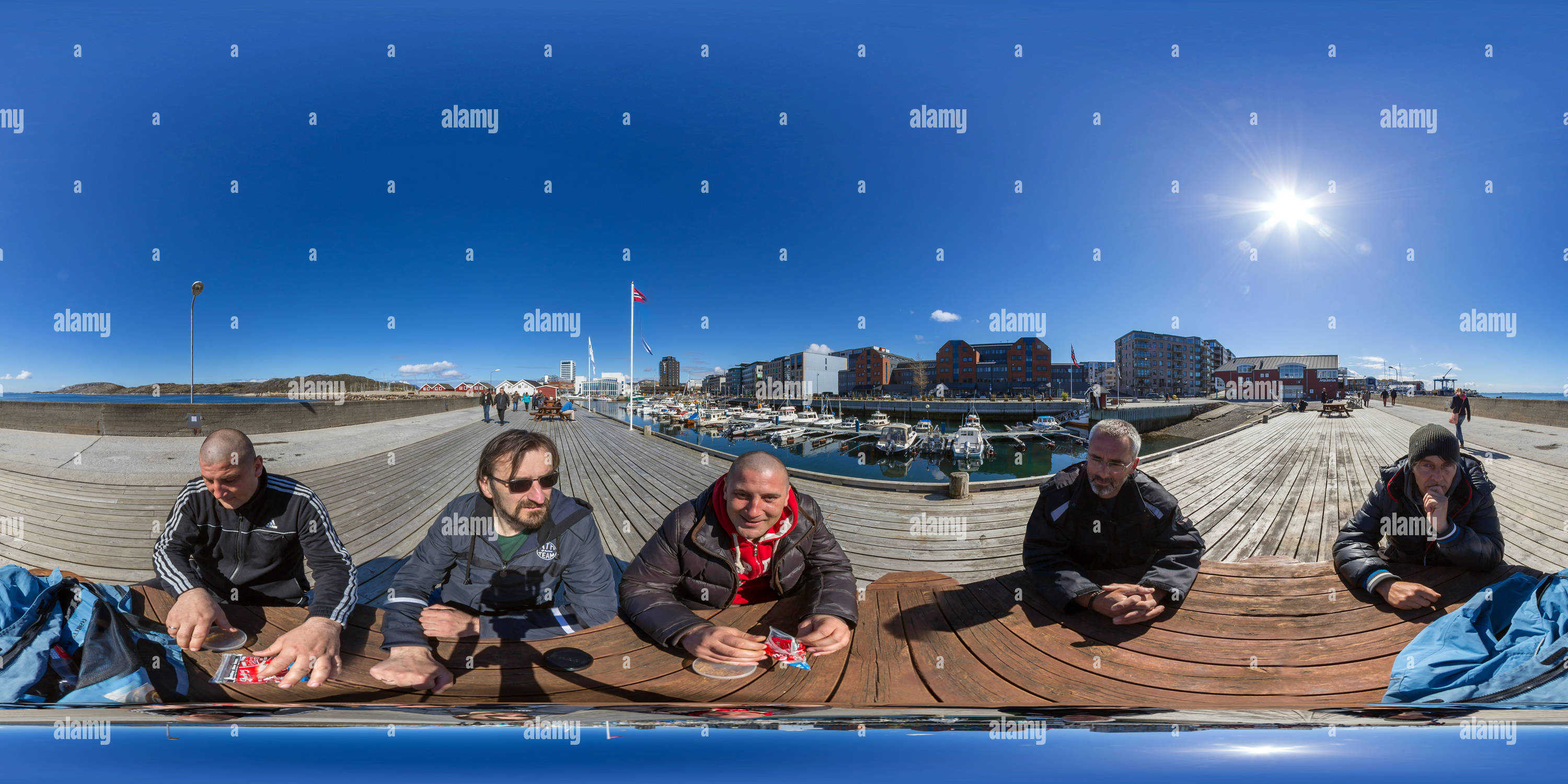 360° view of One sunny day, The city of Bodo, Norway - Alamy