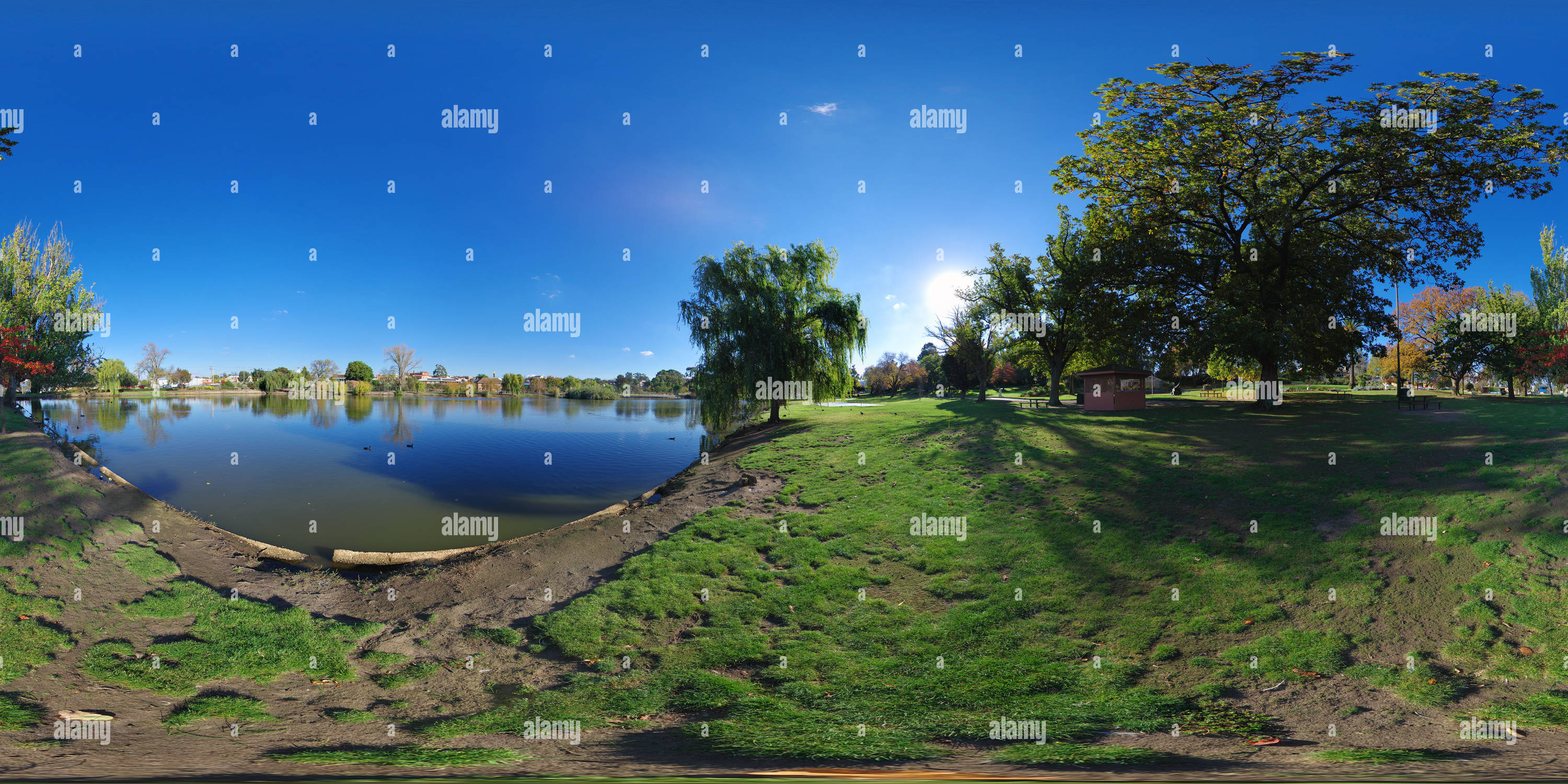 360° view of Alexandra Lake in Ararat - Alamy