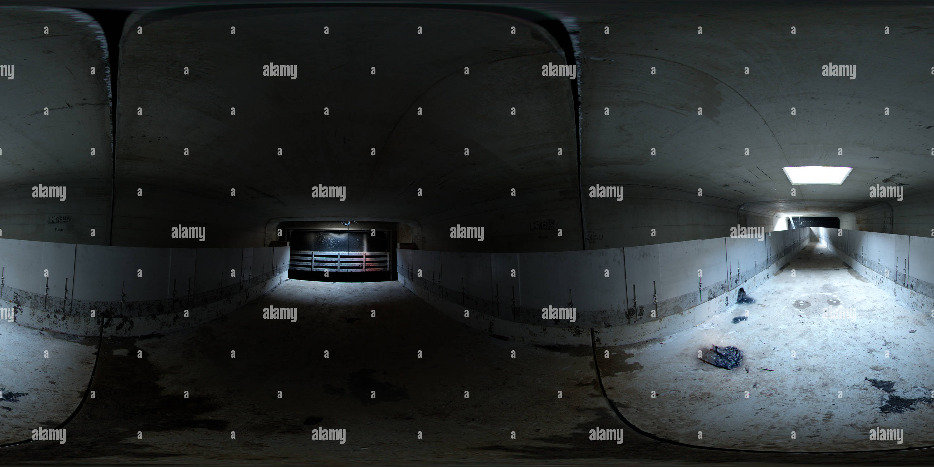 360° view of inside a sewer 2 - Alamy