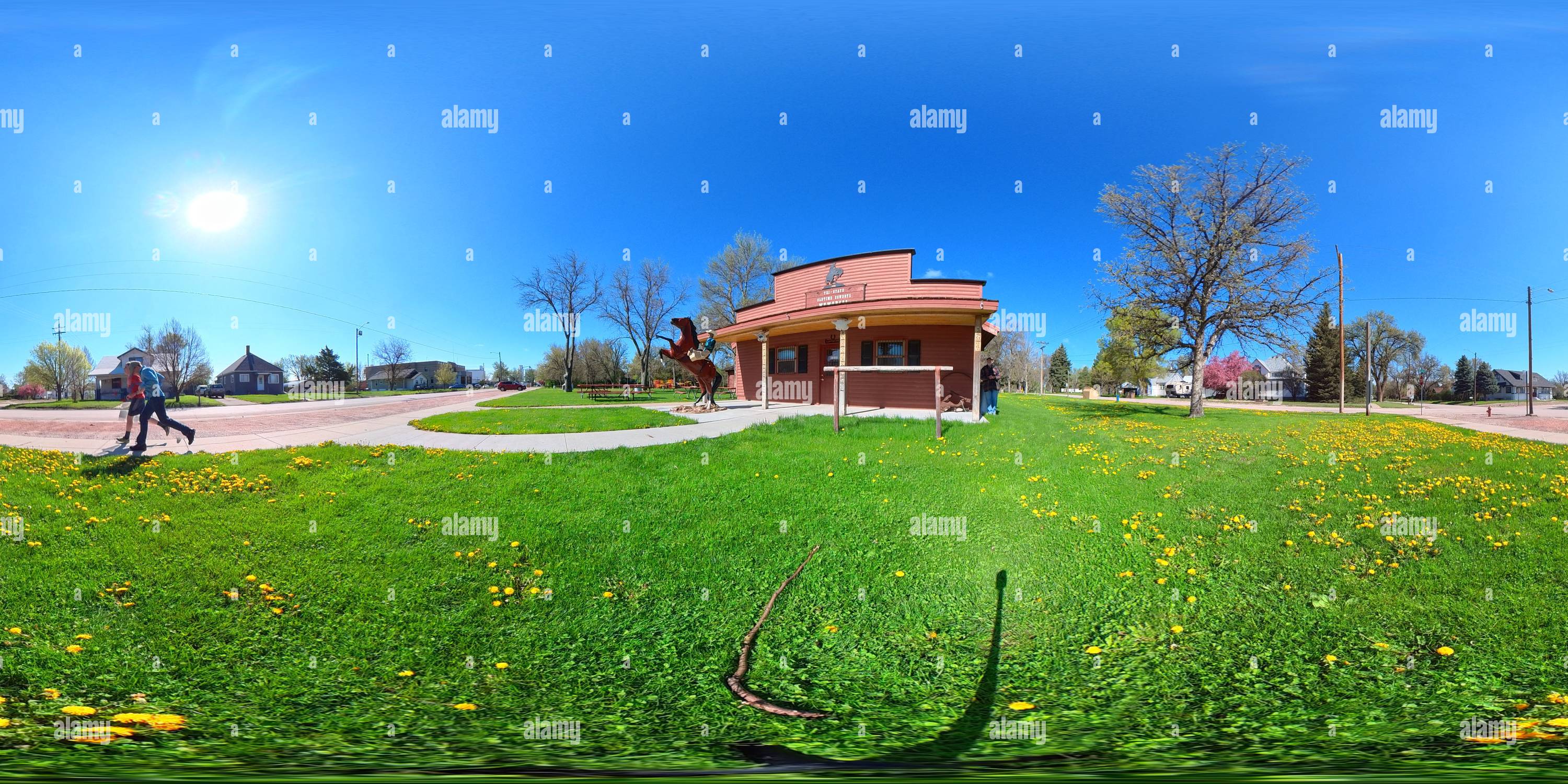 360° view of Horse Statue at Tri-State Cowboys Museum, Gordon Nebraska ...