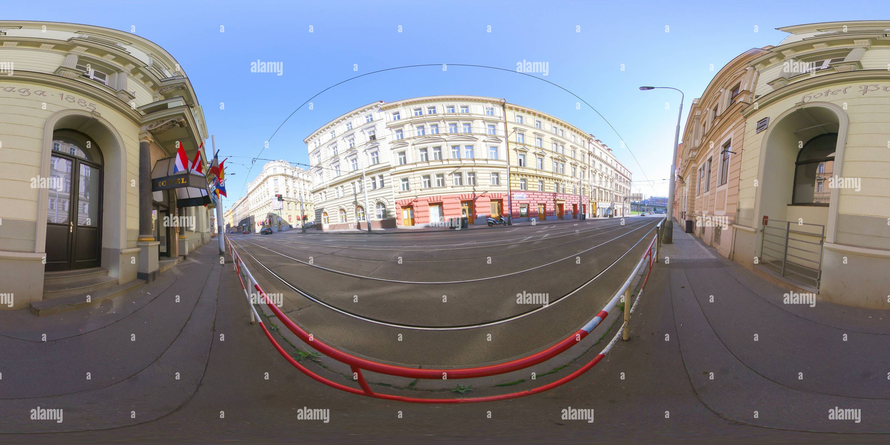 360° view of Hotel Praga 1885 - Alamy