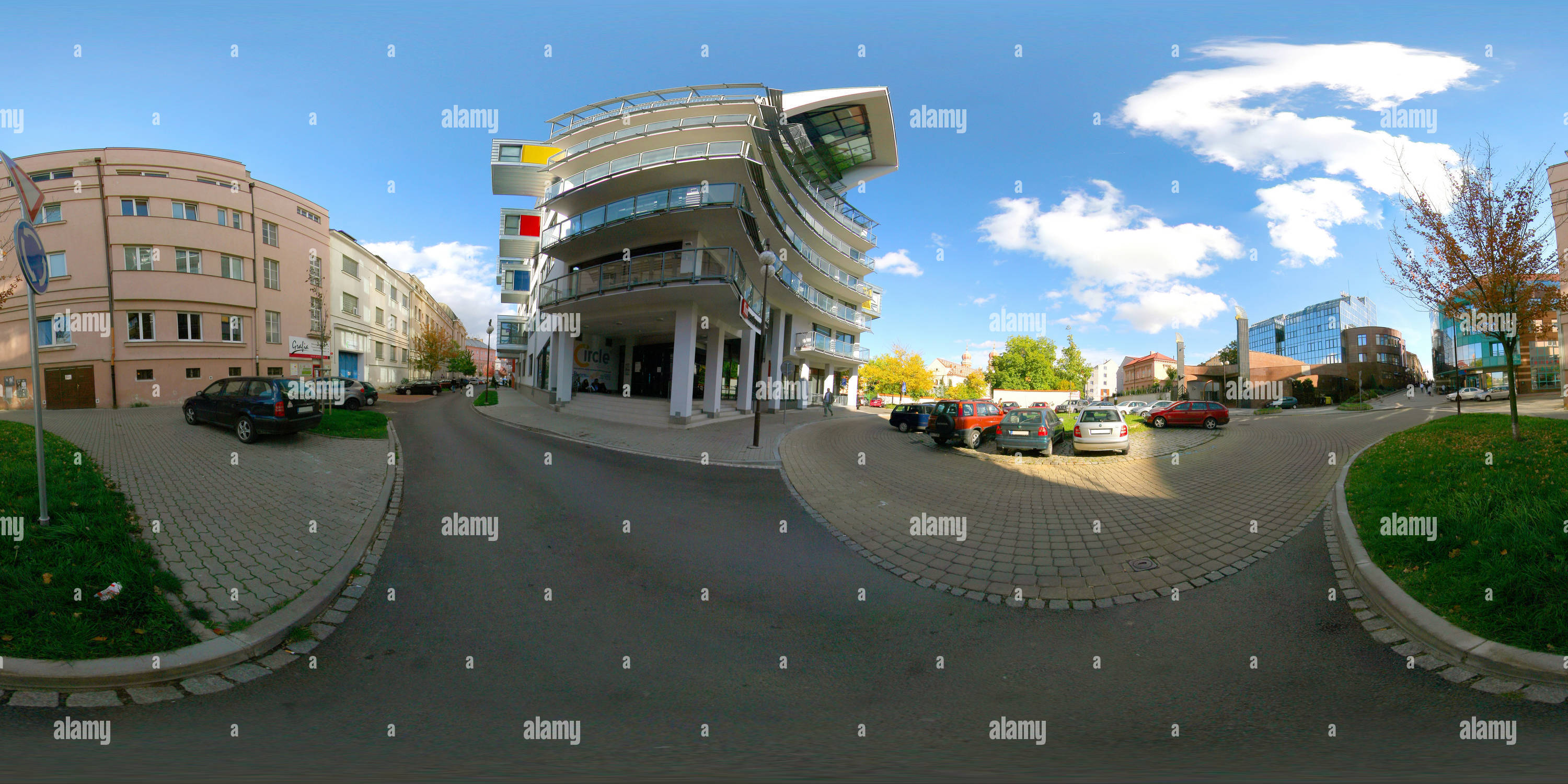 360° view of Czech National Bank - Alamy