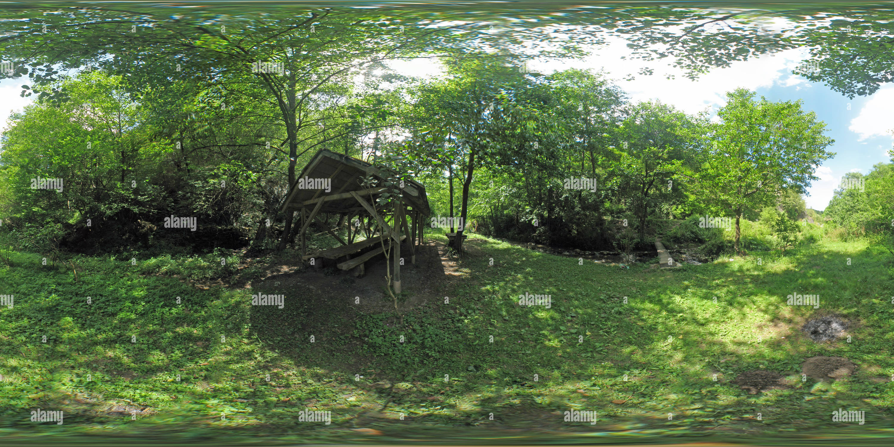 360° view of Raska - Picnic Grounds in Gradac Spa - Alamy