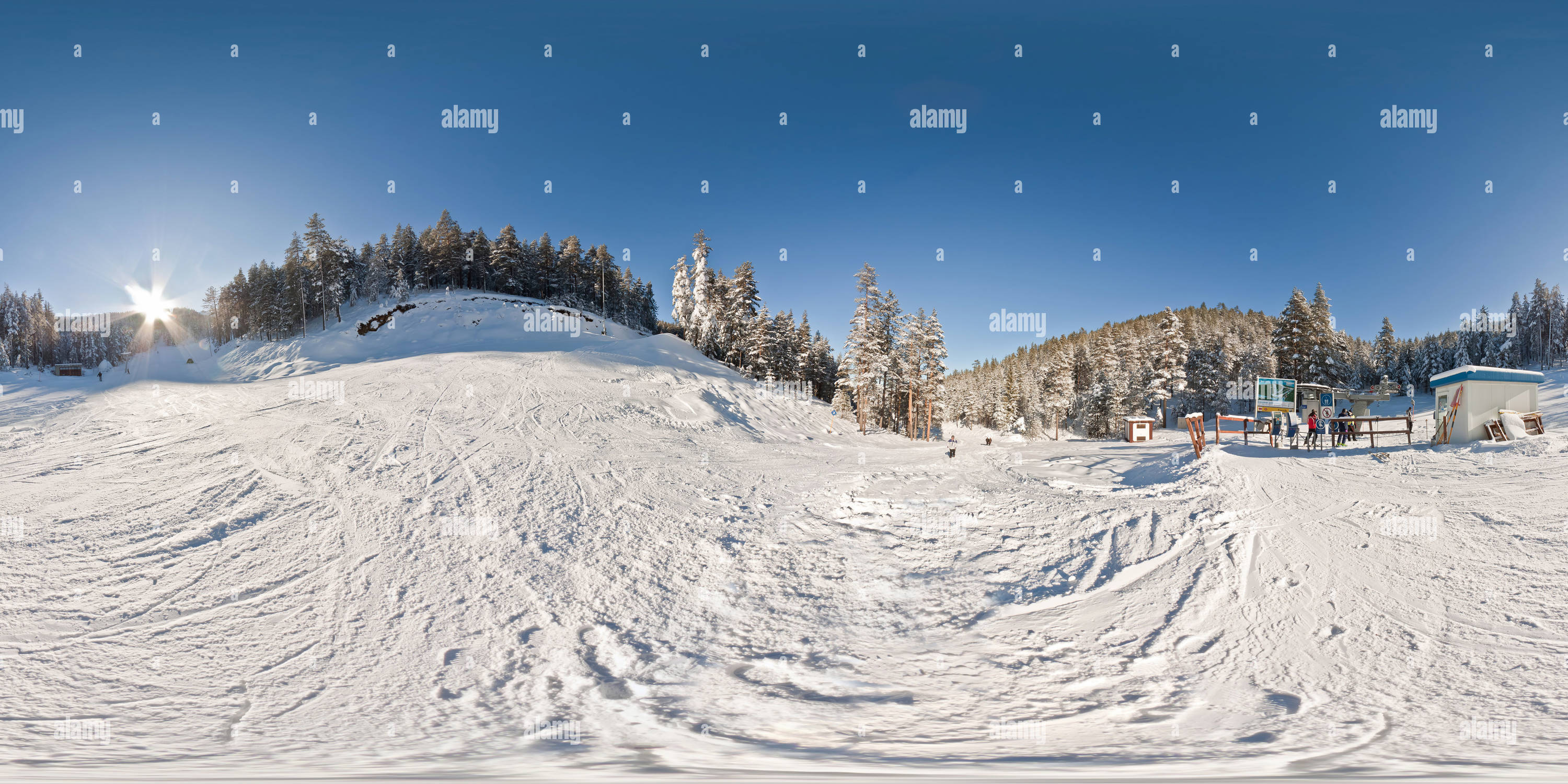 360° view of Ski Staza Zmajevac Sidro, Tornik - Alamy