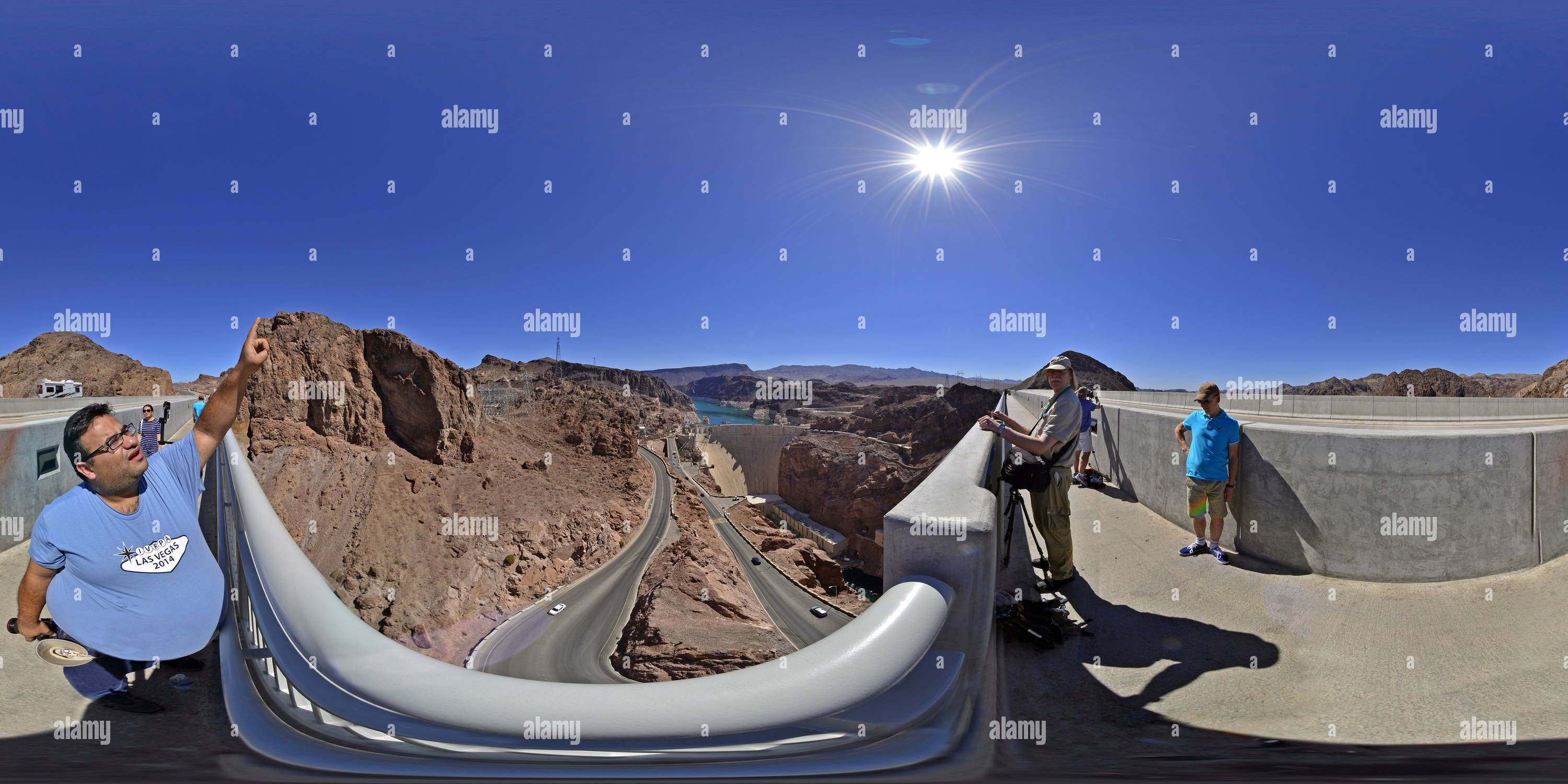 360° view of Hoover Dam with my friends Willy Kaemena and Ivan Castro ...