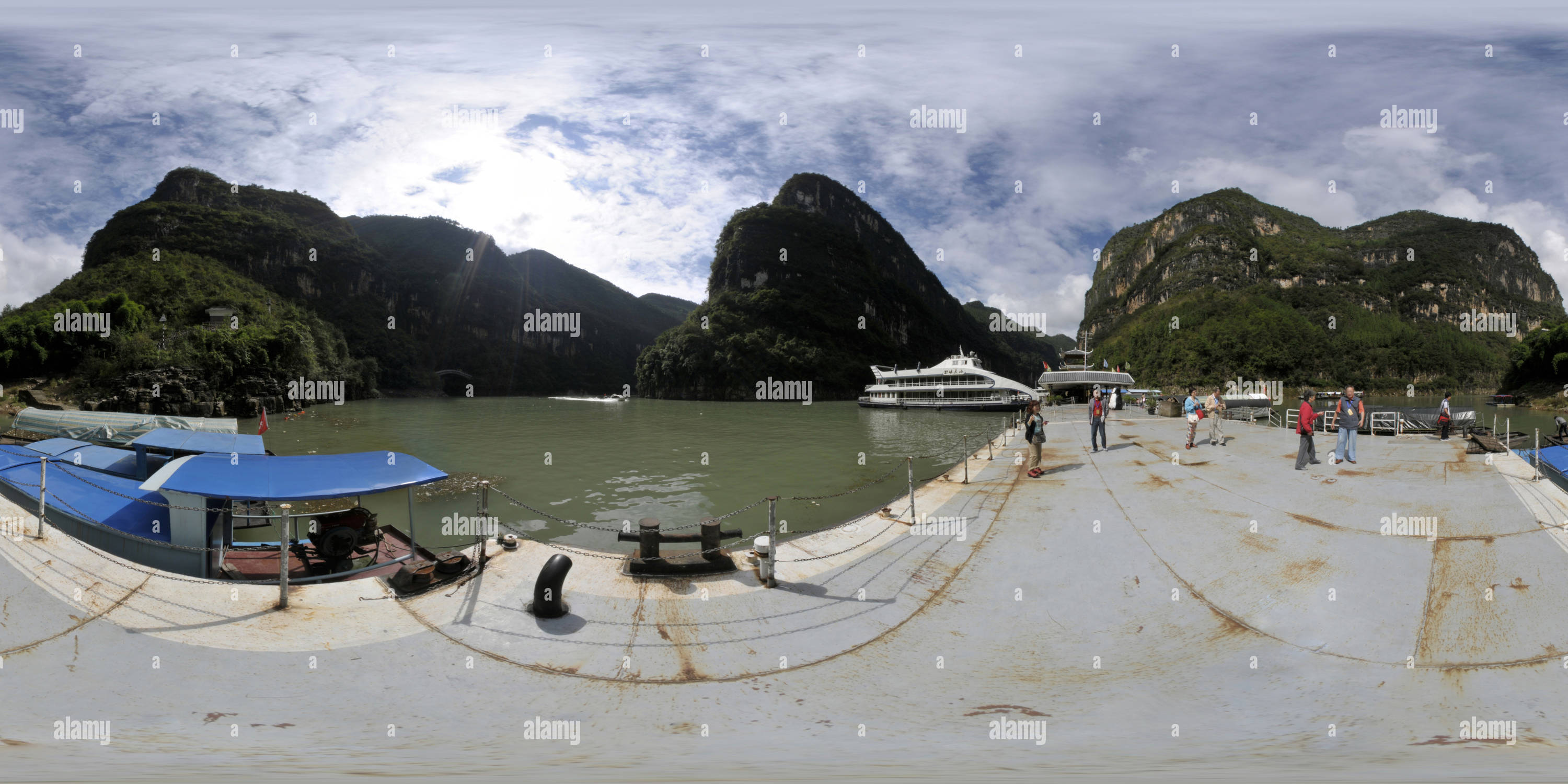 360° view of Little Three Gorges (264) 小三峡 - Alamy