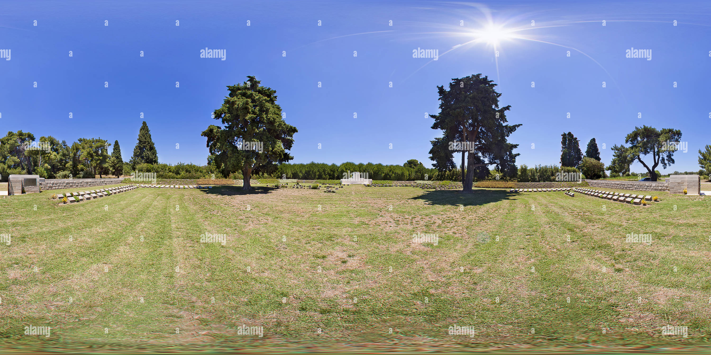 360° view of Skew Bridge Cemetery - Alamy