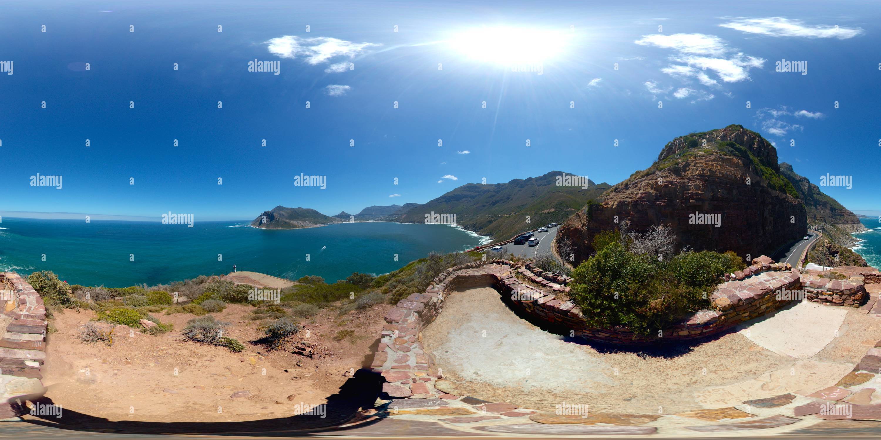 360° view of Chapmans Drive Overlook of Hout Bay - Alamy