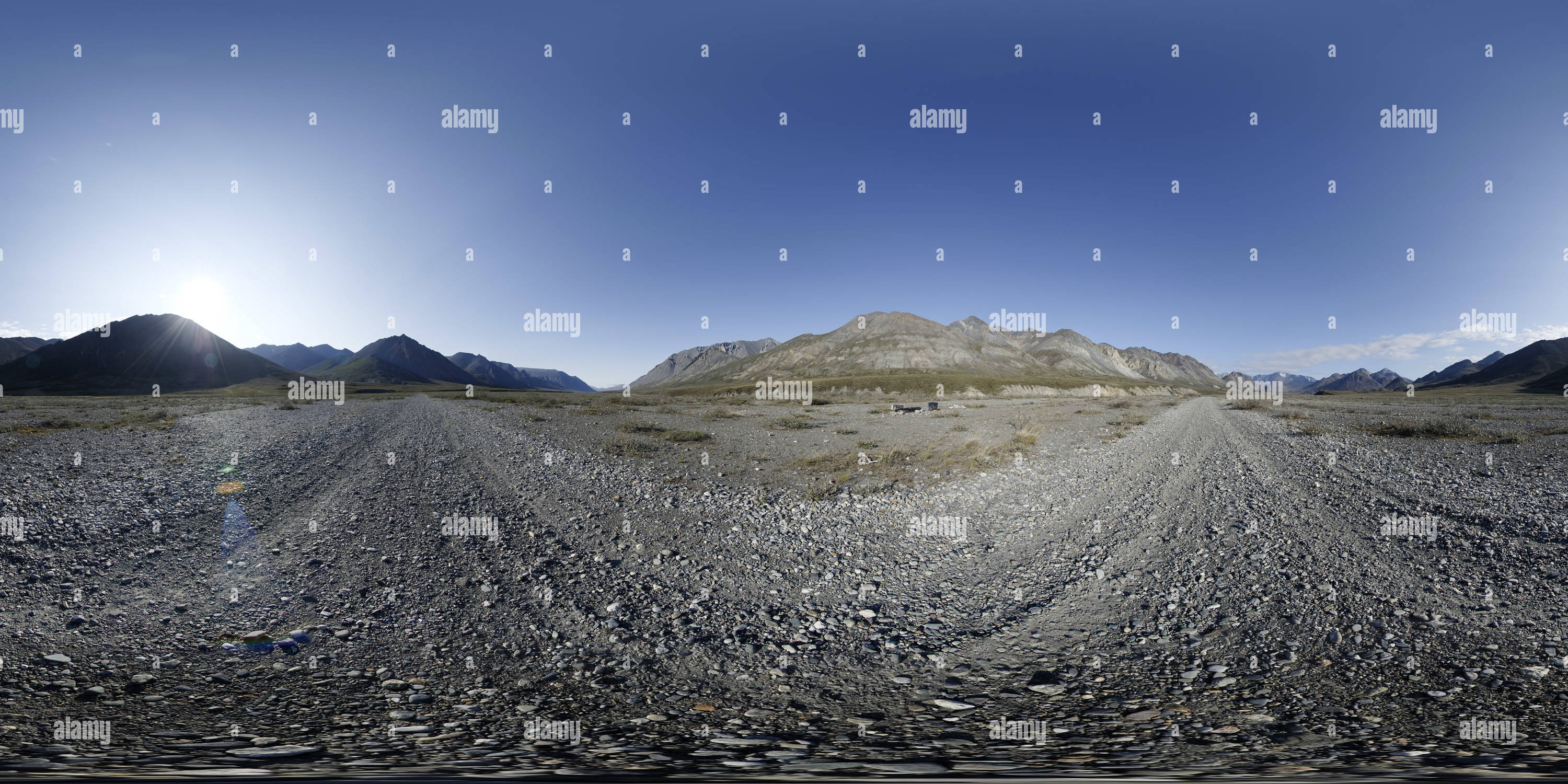 360° view of Grassers Airstrip in the Hulahula River valley 110609 1931 ...