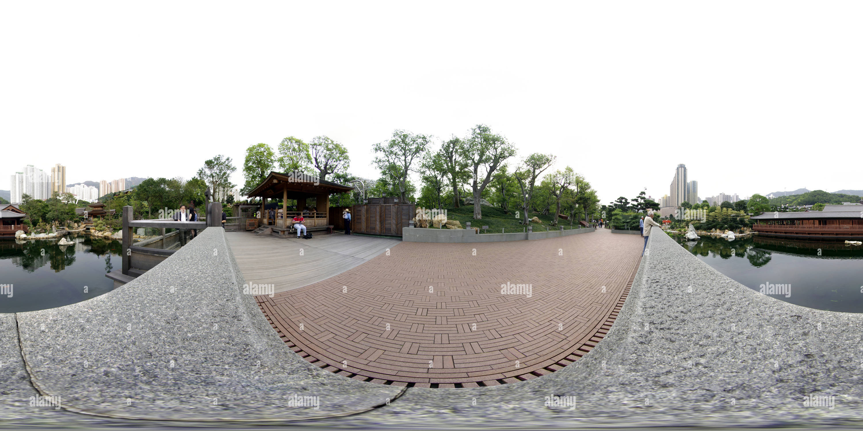 360° view of Hong Kong Kowloon Diamond Hill Nan Lian Garden Lunar ...