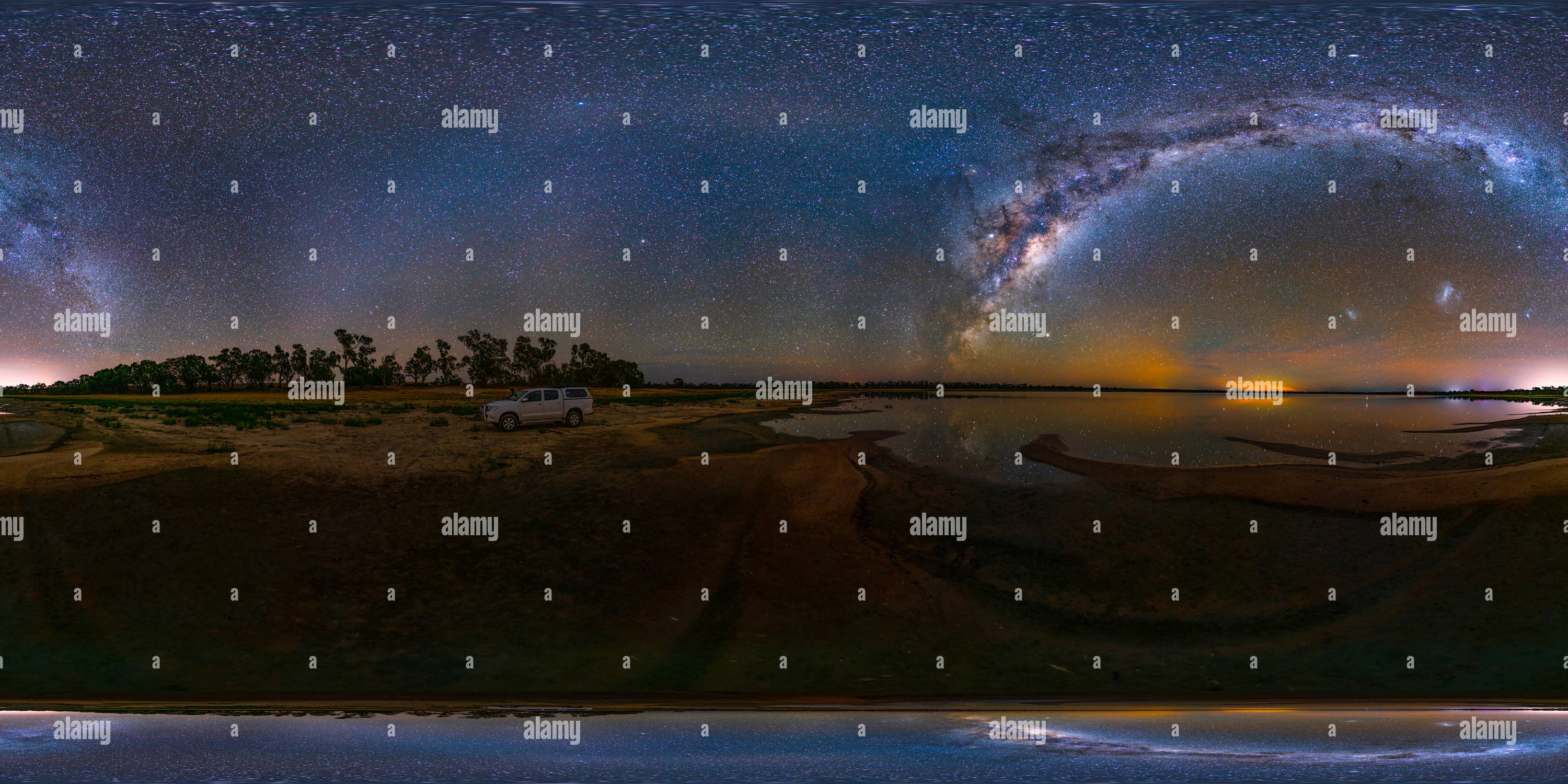 360° view of 360 Milky Way, Southern Hemisphere - Alamy