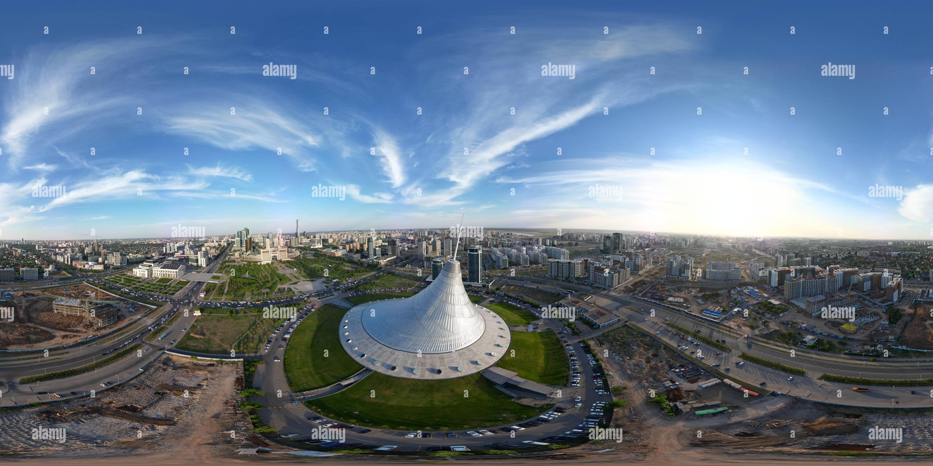 360° view of Astana Khan Shatyr - Alamy
