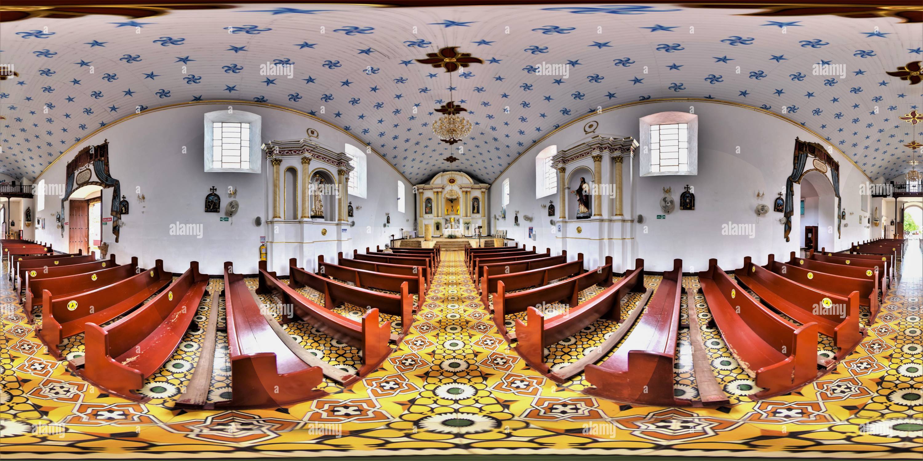 360° view of Saint Rose of Lima, Paicol Huila, Colombia - Alamy