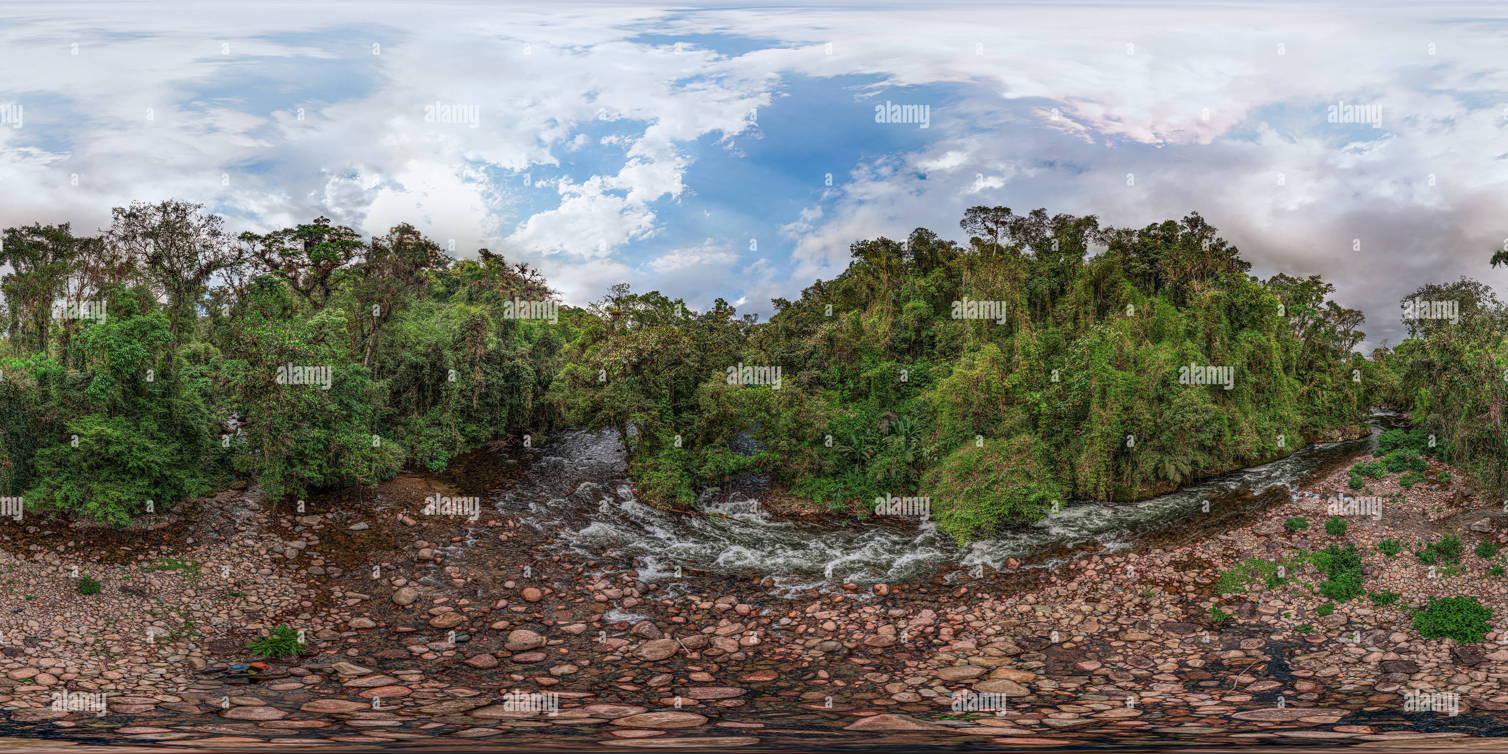 360° view of Waterfall Nature Reserve - Alamy