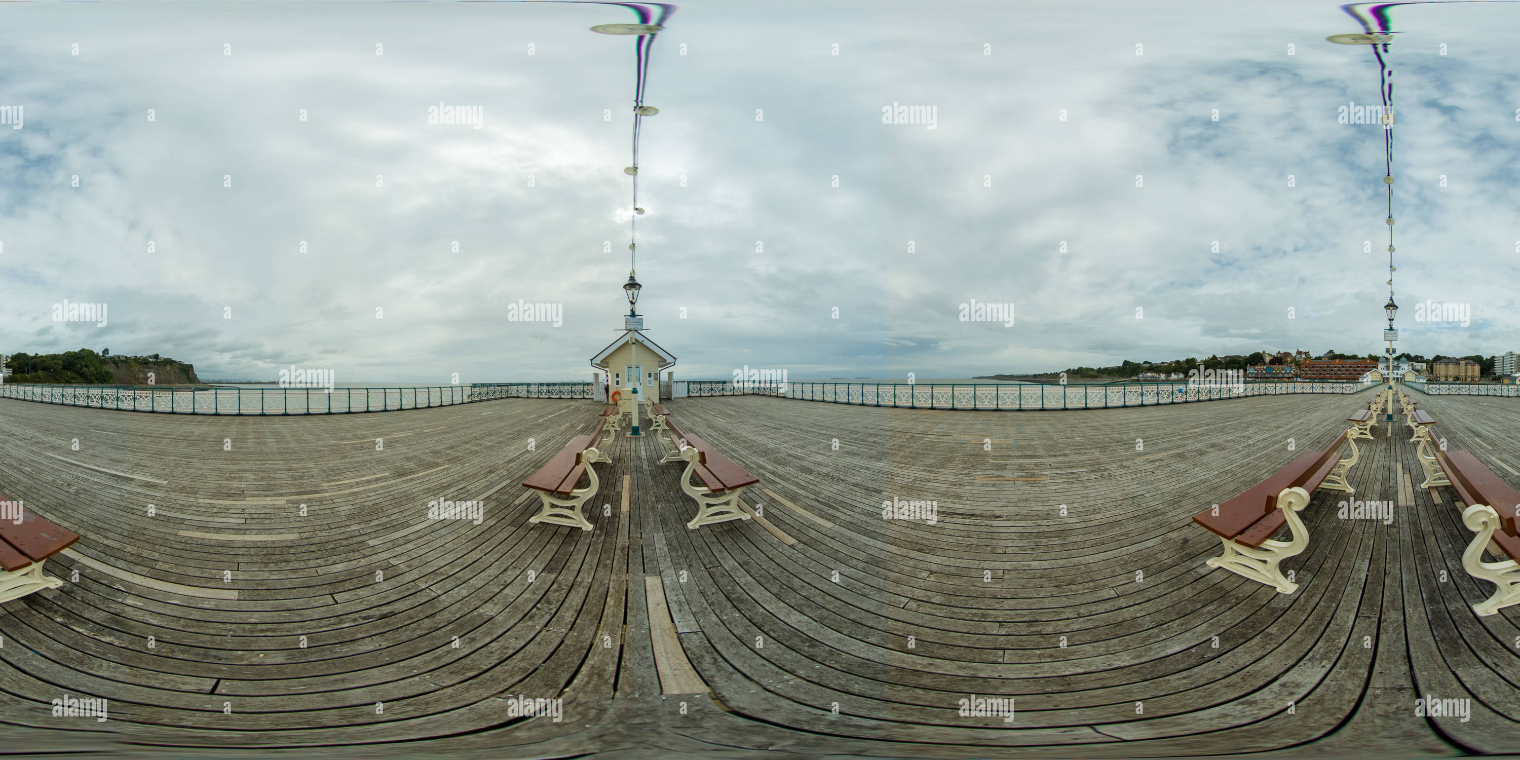 360° view of Penarth Pier End - Alamy