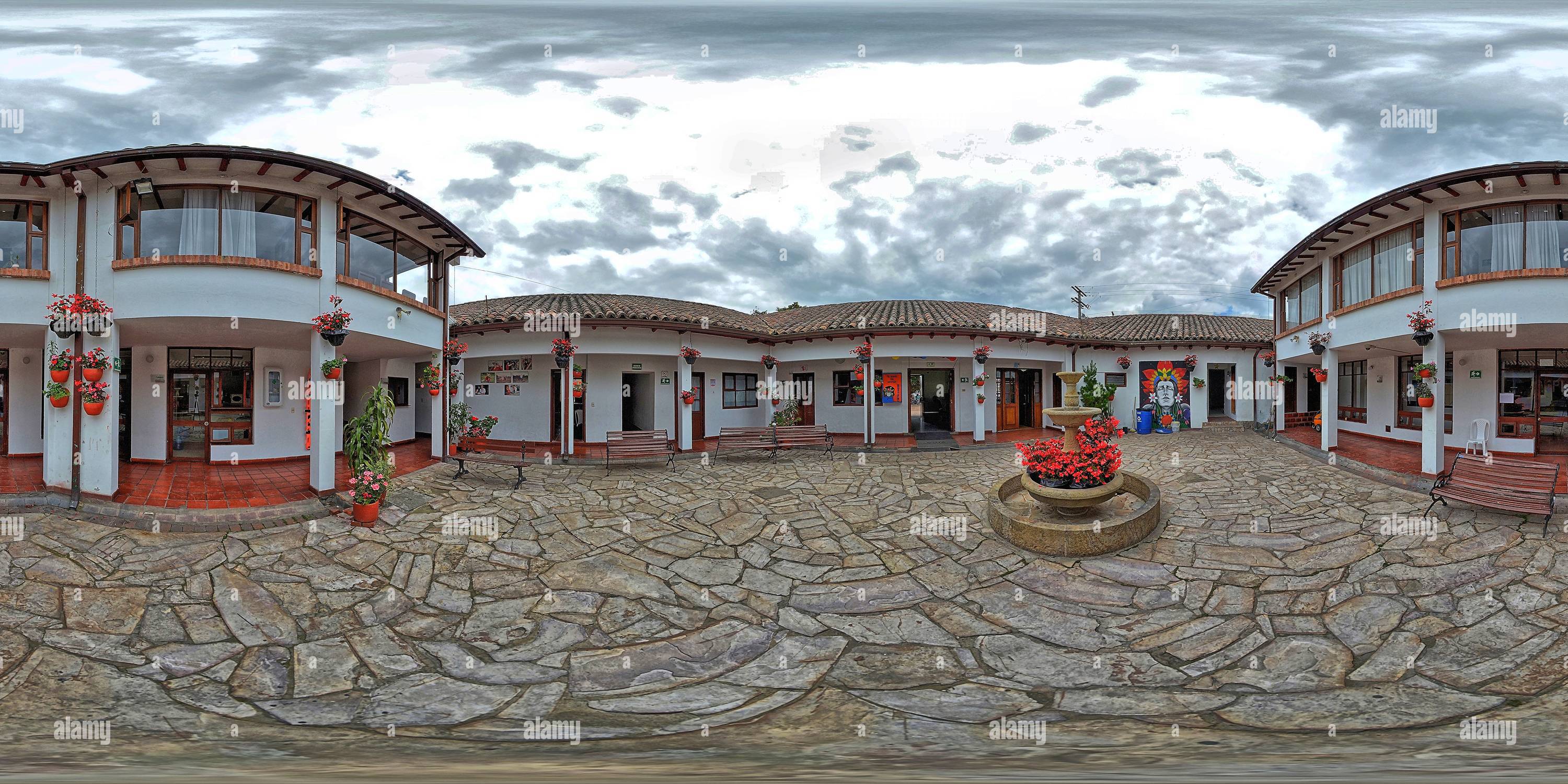 360° view of Town Hall Culture Secretary, Cota, Cundinamarca, Colombia ...