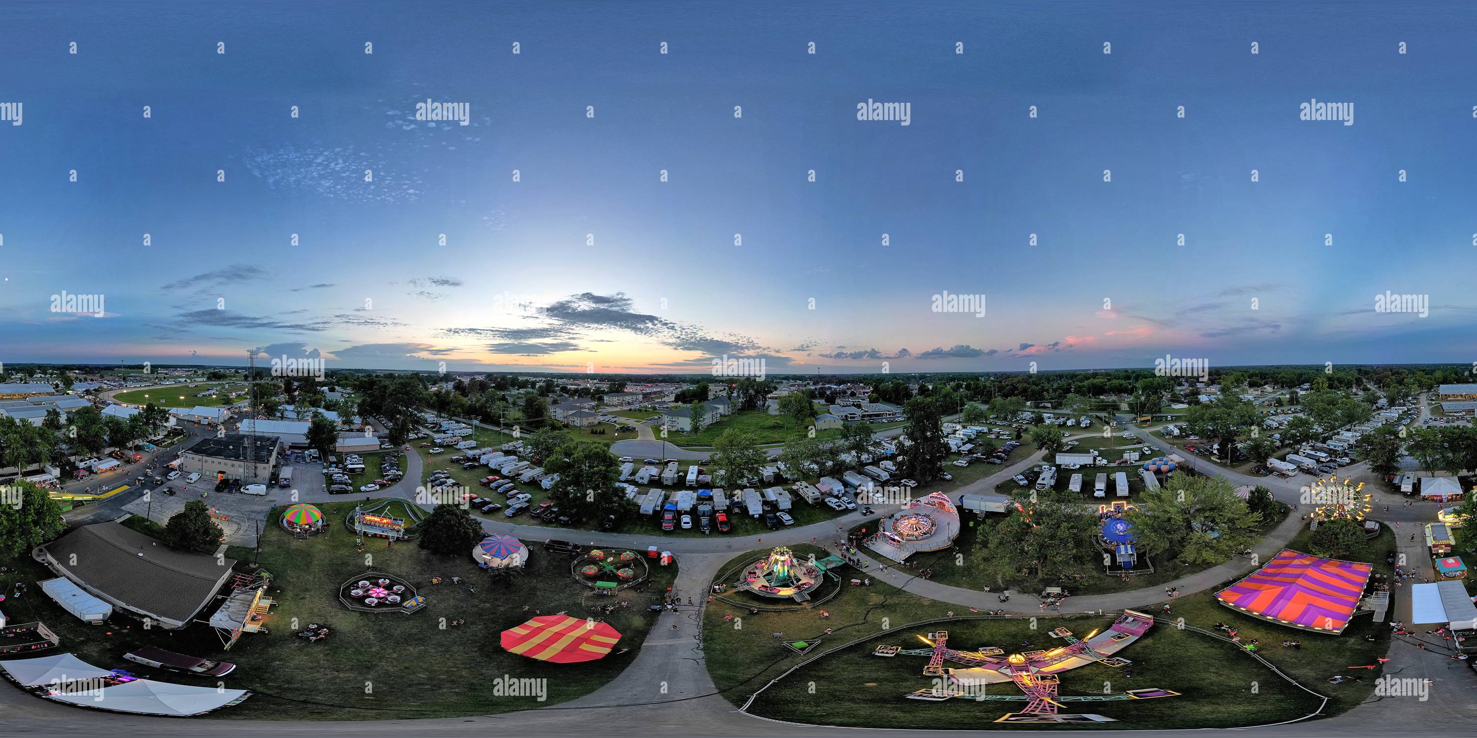 360° view of Seneca County Fair Enhanced - Alamy