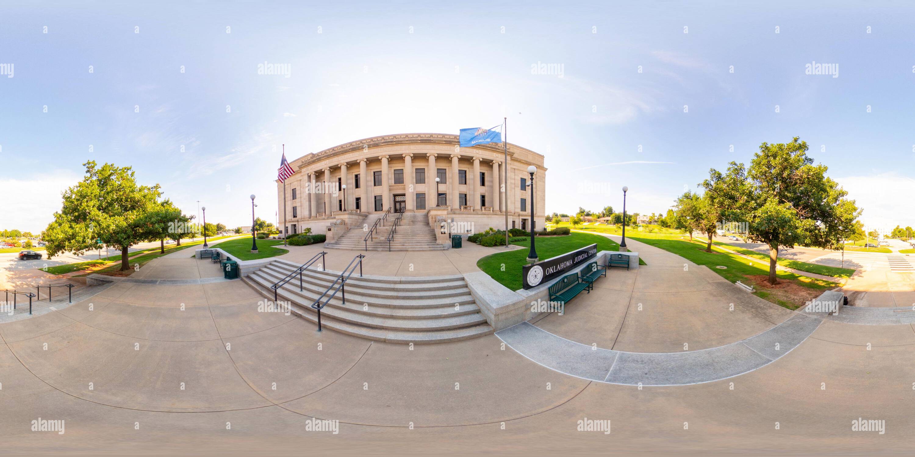 360° view of 360 equirectangular photo Oklahoma Judicial Center ...