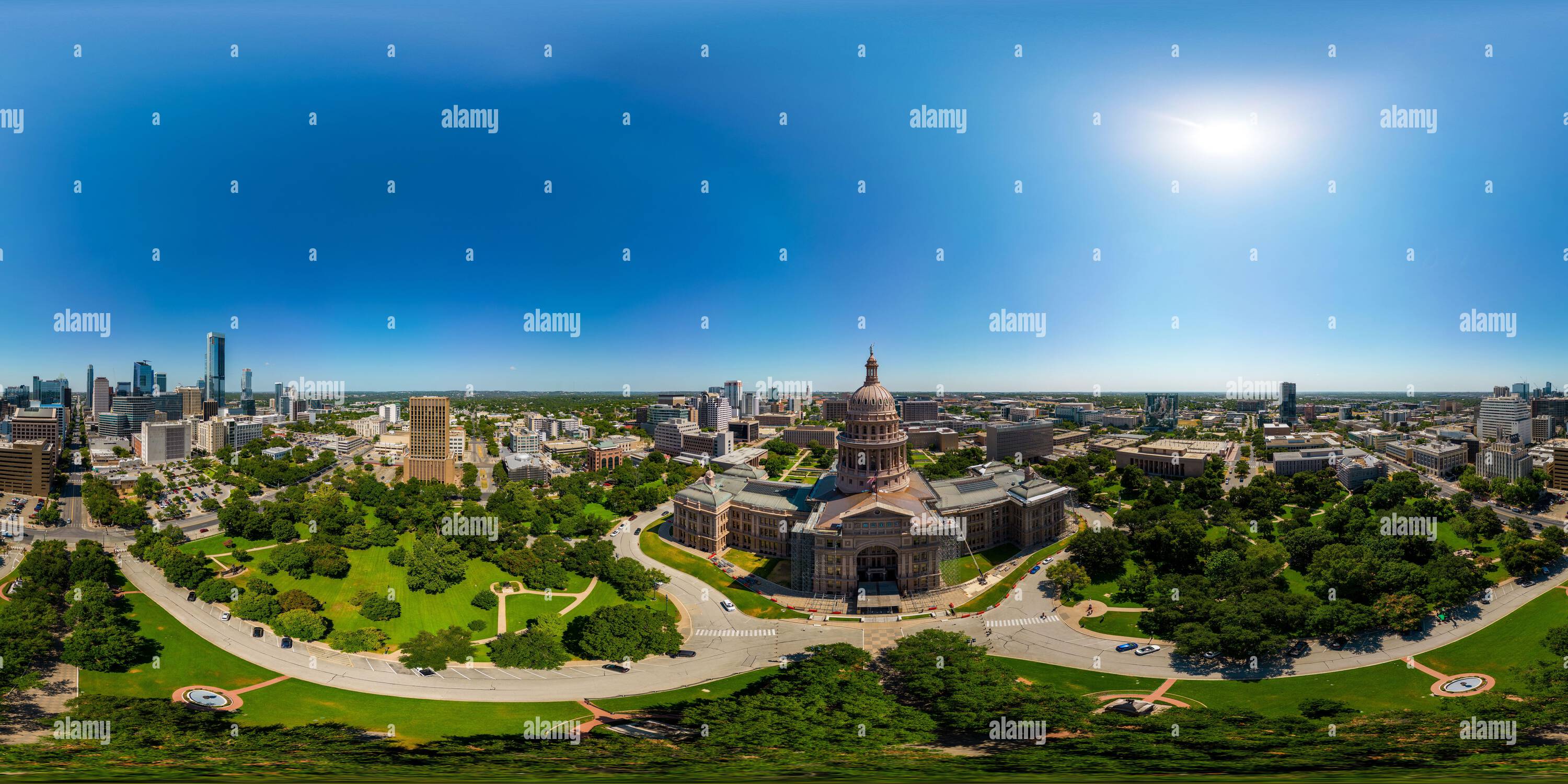 360° view of Aerial 360 photo Texas State Capitol Building in Austin ...