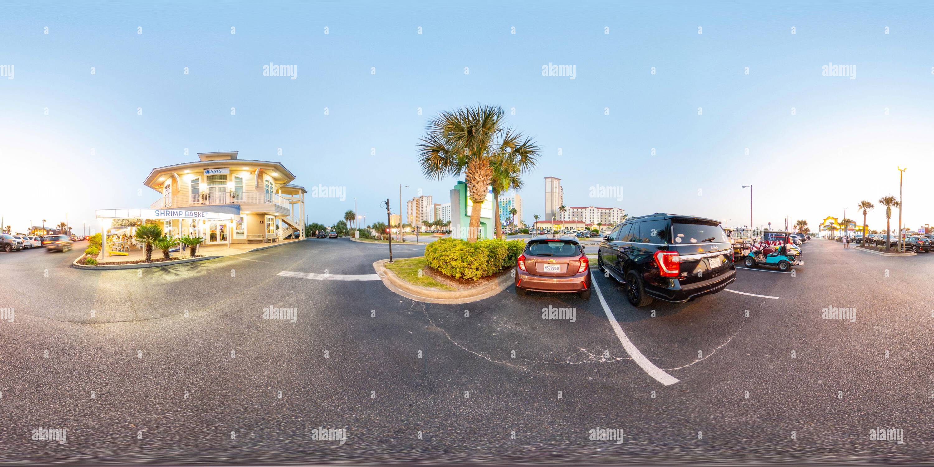 360° view of Pensacola Beach, FL, USA - July 21, 2023: 360 ...