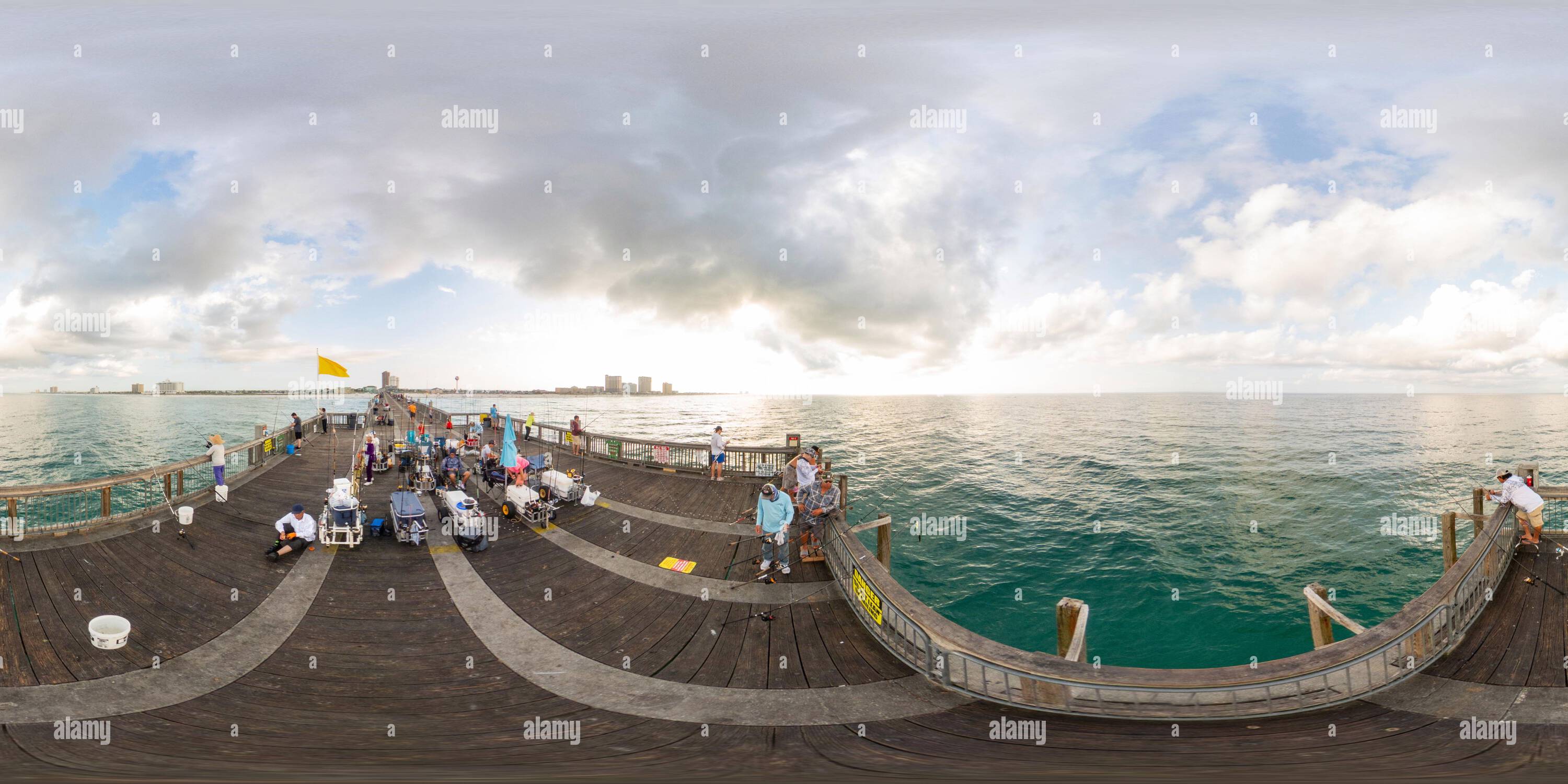 360° view of Pensacola Beach, FL, USA - July 21, 2023: 360 ...