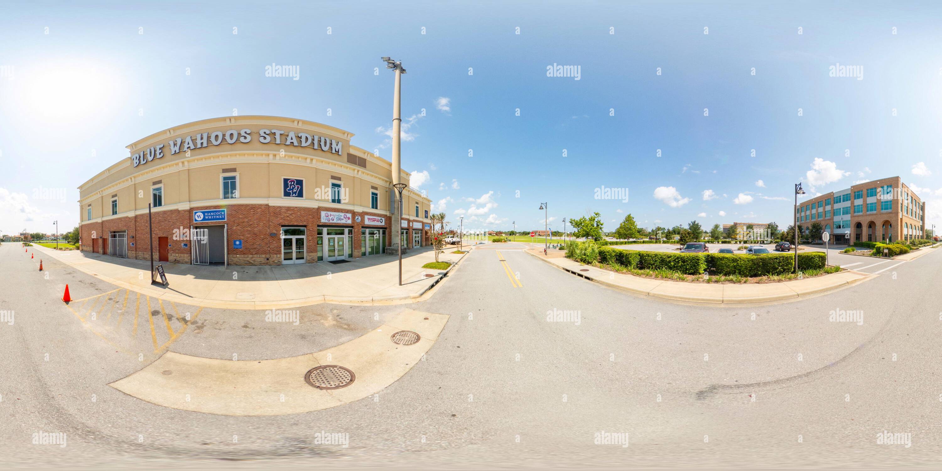 360° view of Pensacola, FL, USA - July 21, 2023: 360 equirectangular ...