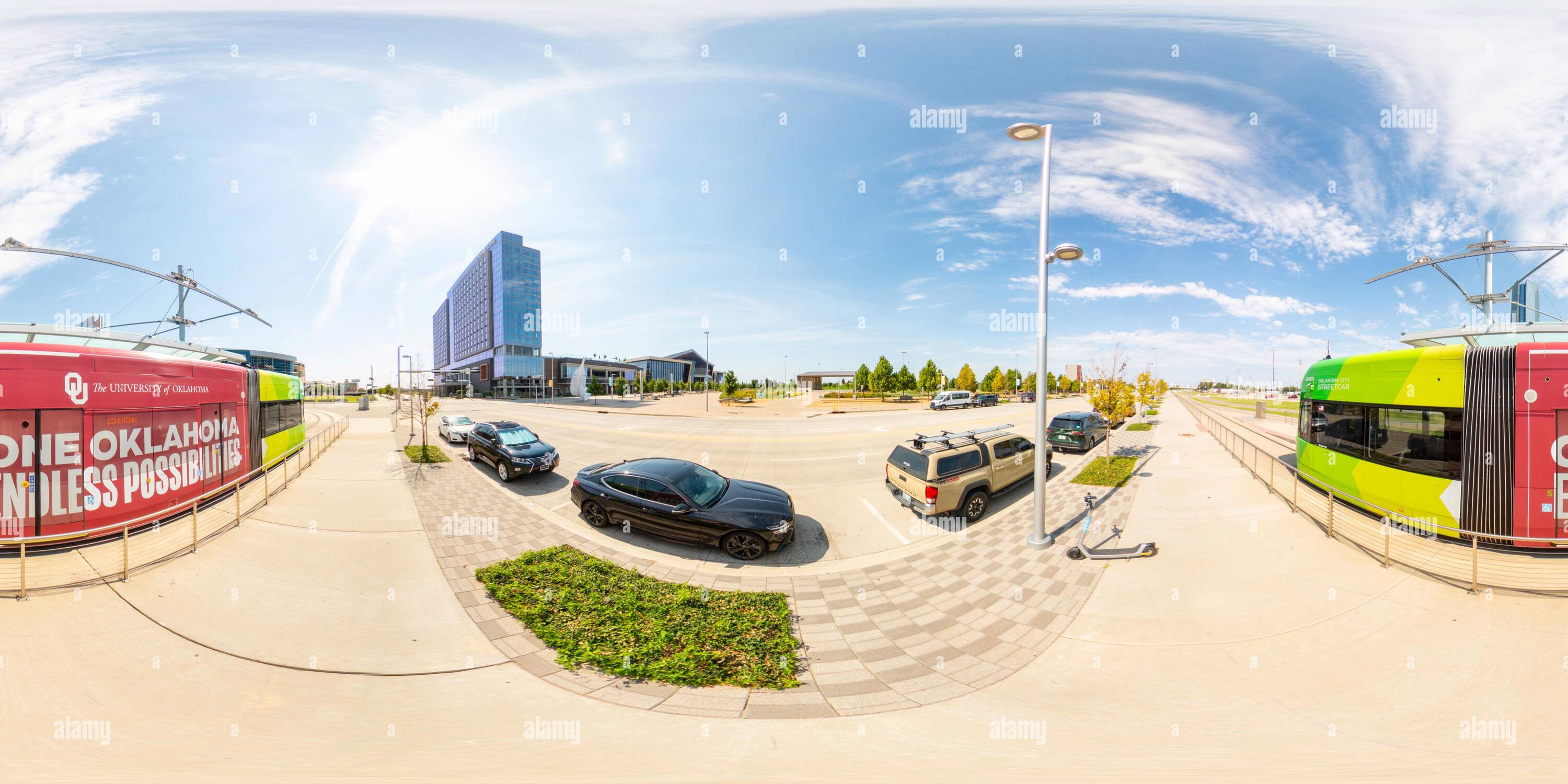 360° view of Oklahoma City, OK, USA - July 25, 2023: 360 ...