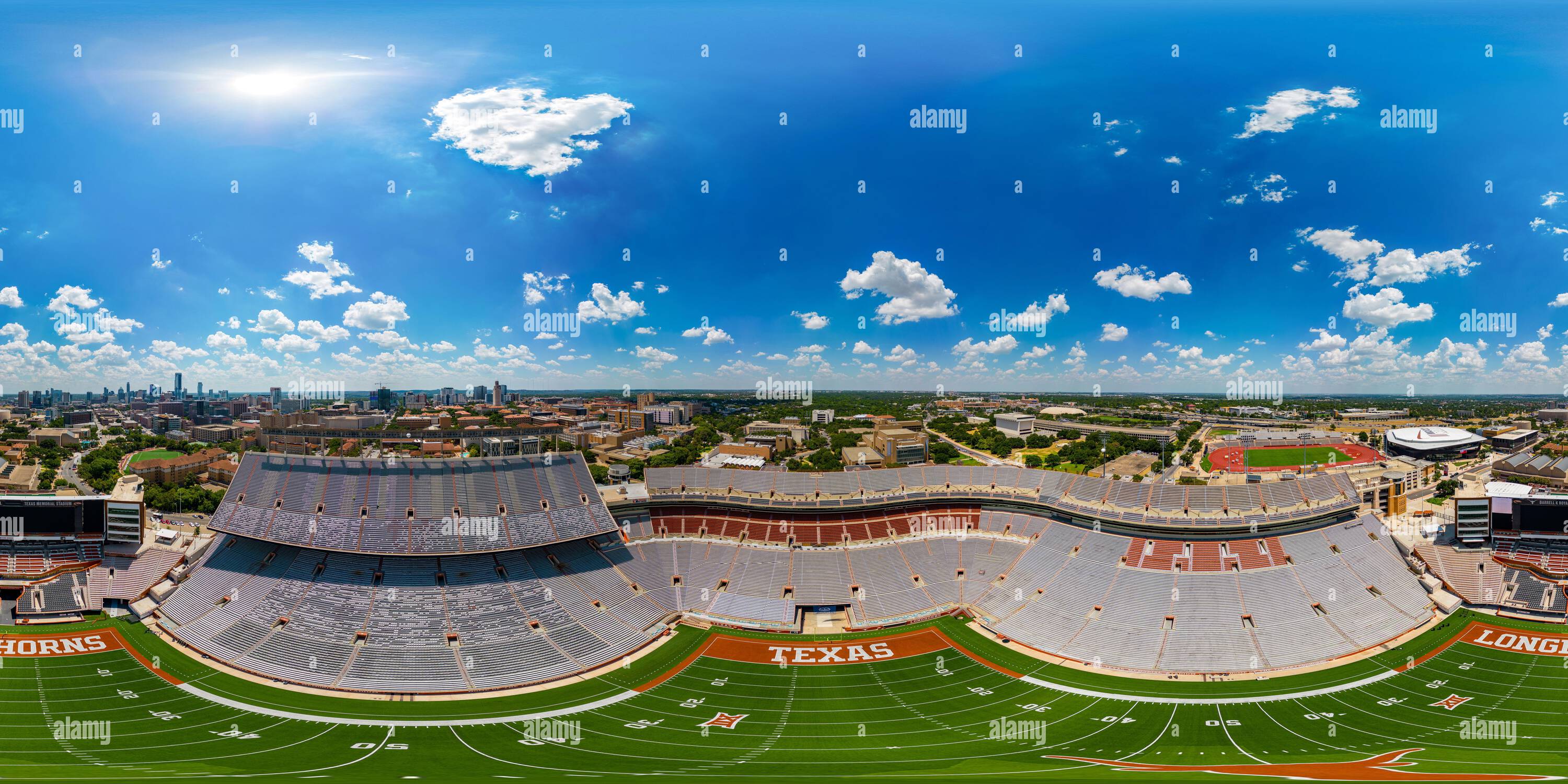 360° view of Austin, TX, USA - July 24, 2023: Aerial 360 ...