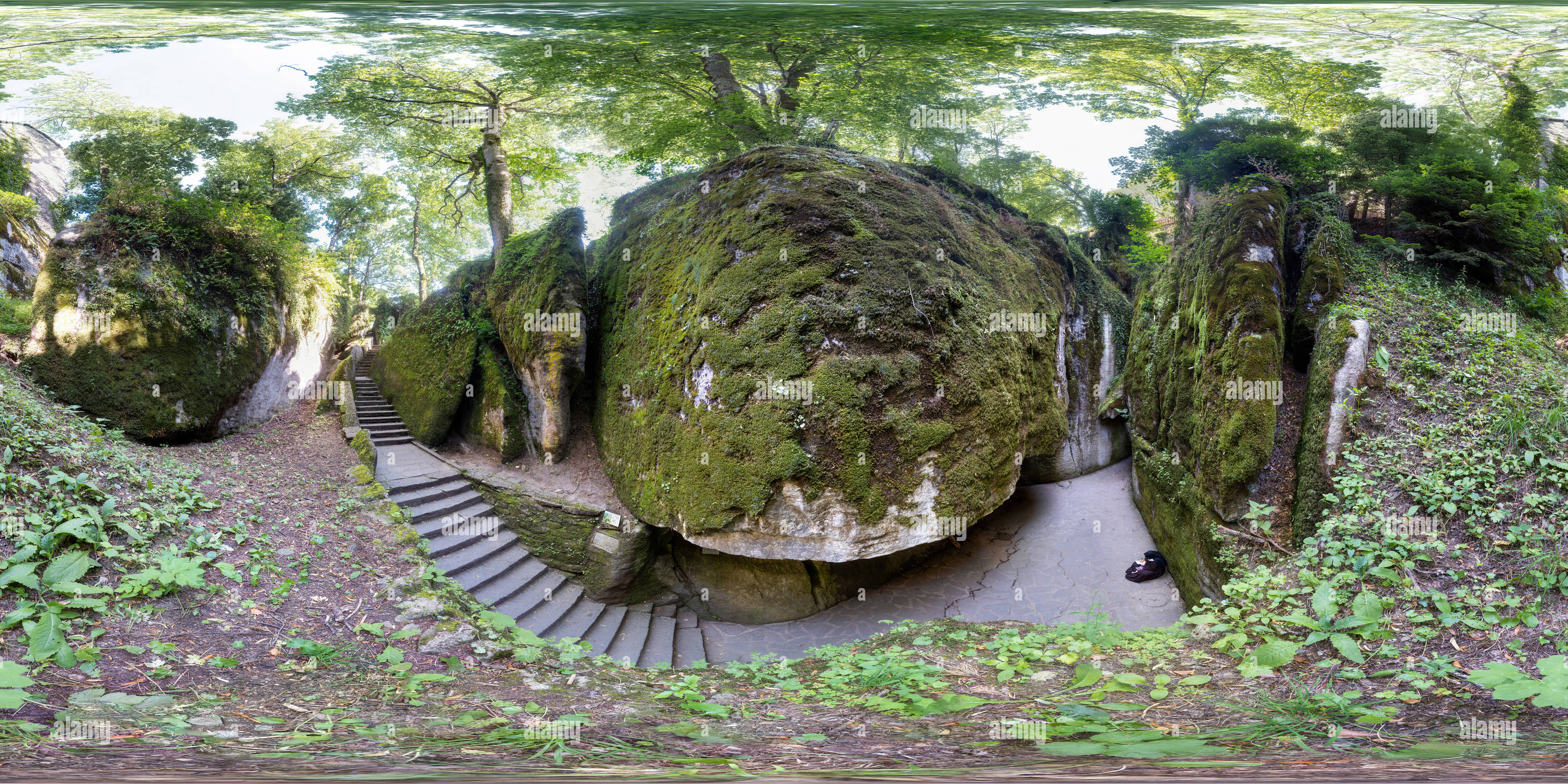 360° view of sasso spicco; Verna - Alamy