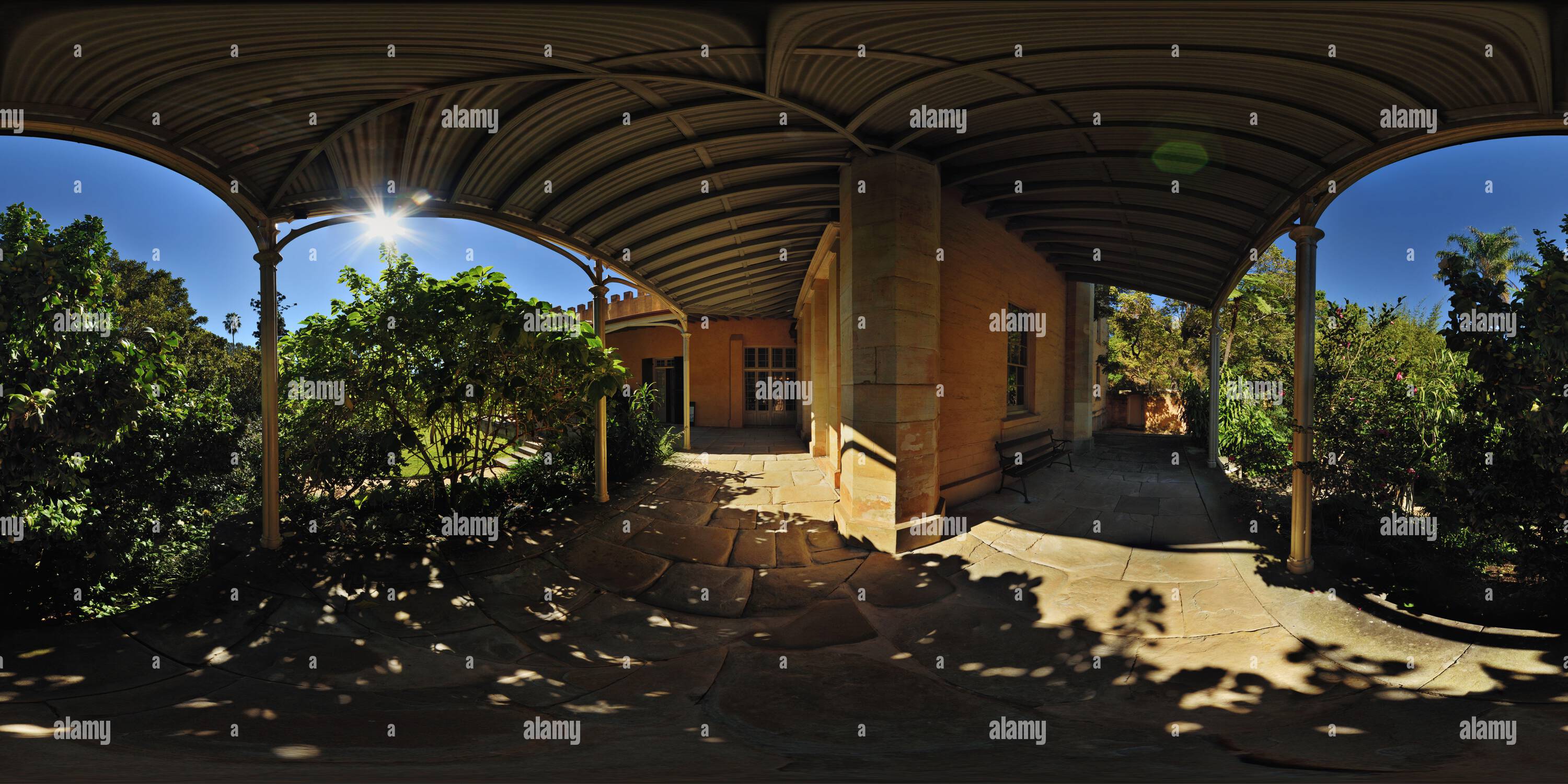 360° view of Historic Vaucluse House, Western Wing, Colonial Windows ...