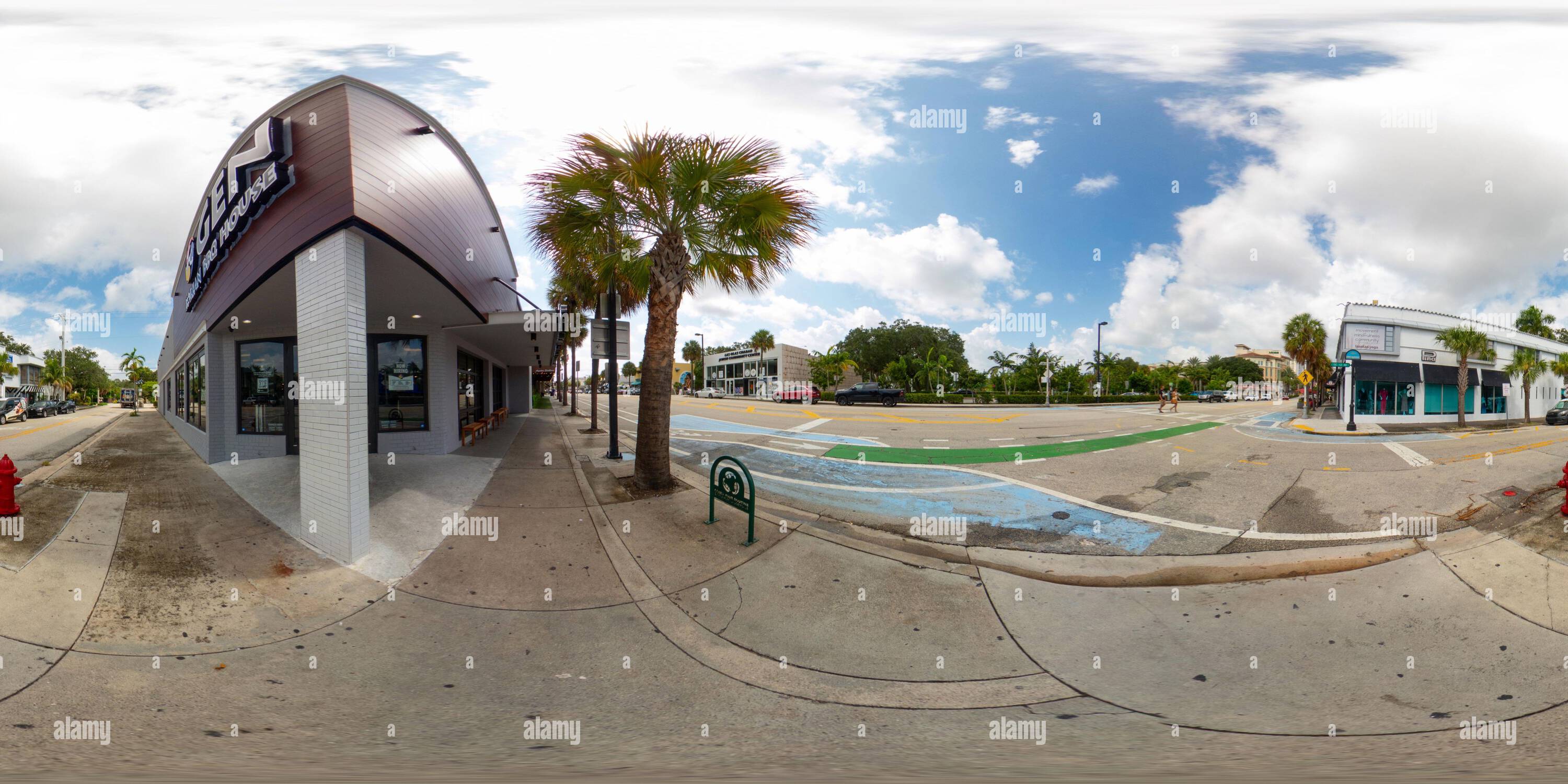 360° view of Fort Lauderdale, FL, USA - August 25, 2023: Downtown fort ... 360° view of Fort Lauderdale, FL, USA - August 25, 2023: Downtown fort ...