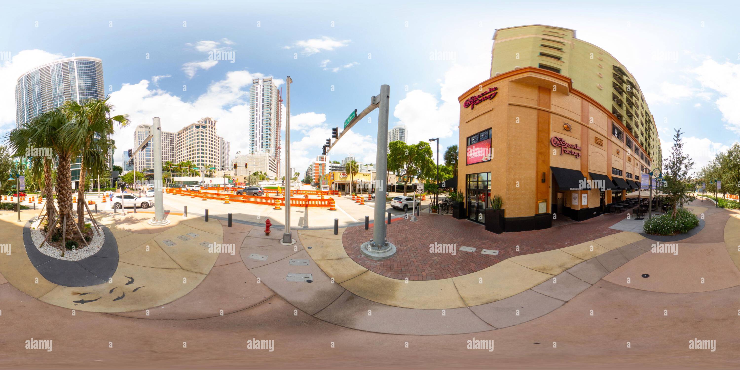 360° view of Fort Lauderdale, FL, USA - August 25, 2023: Downtown fort ... 360° view of Fort Lauderdale, FL, USA - August 25, 2023: Downtown fort ...